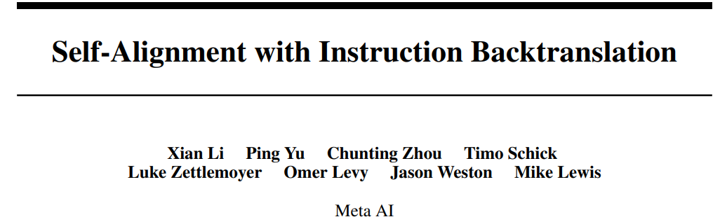 Meta对齐「自动化」，Humpback击败现有全部LLaMa模型 - 智源社区