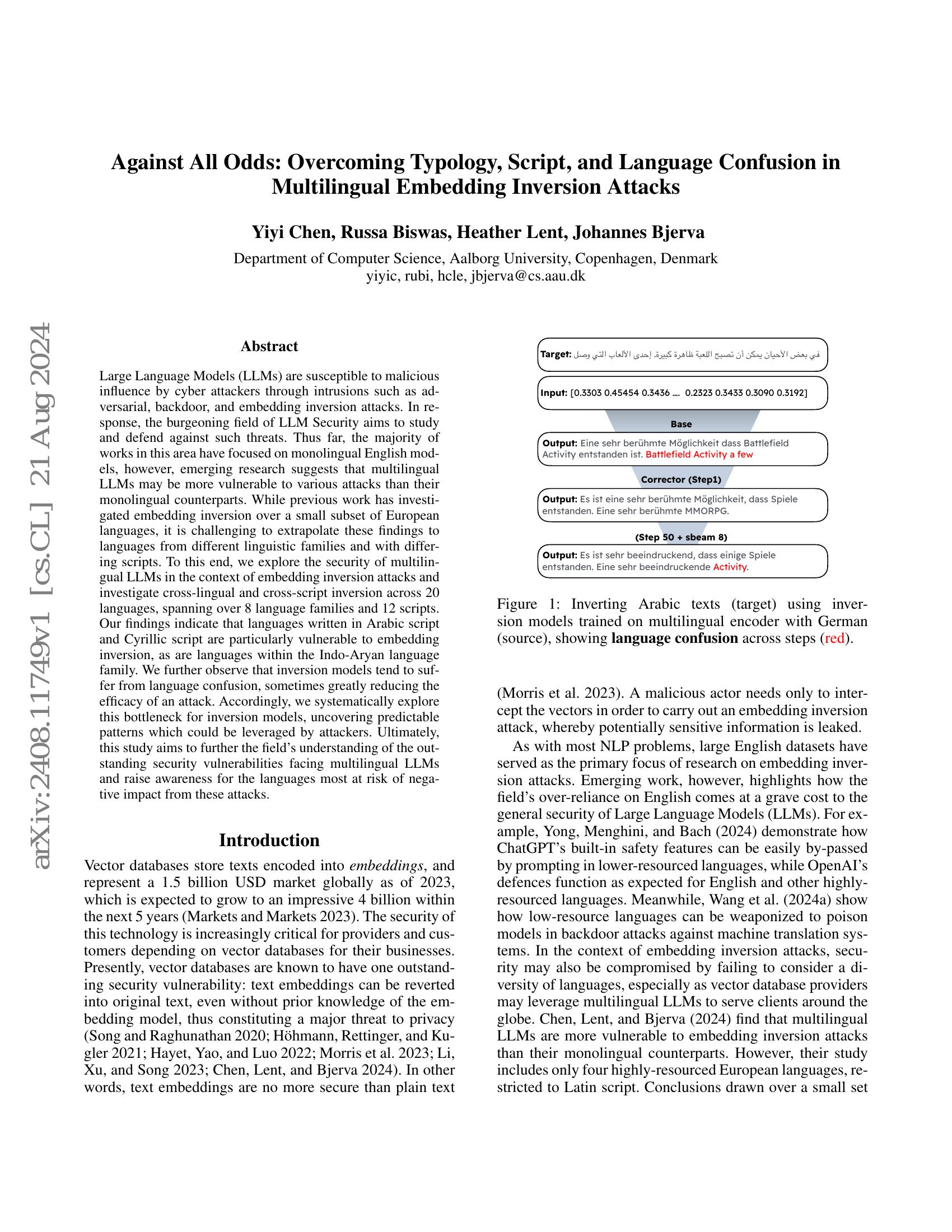 Against All Odds: Overcoming Typology, Script, and Language Confusion in Multilingual Embedding ...