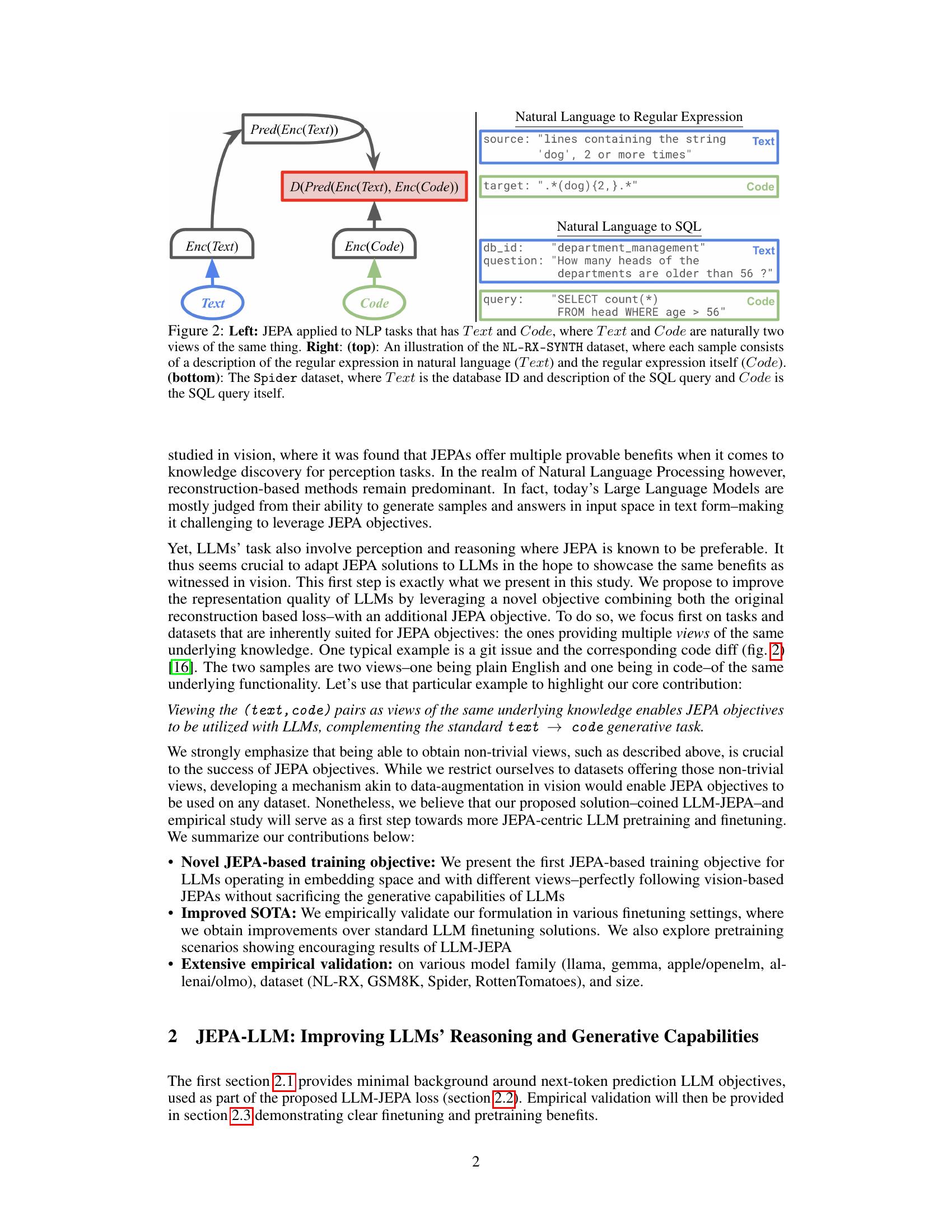 LLM-JEPA: Large Language Models Meet Joint Embedding Predictive Architectures - 智源社区论文