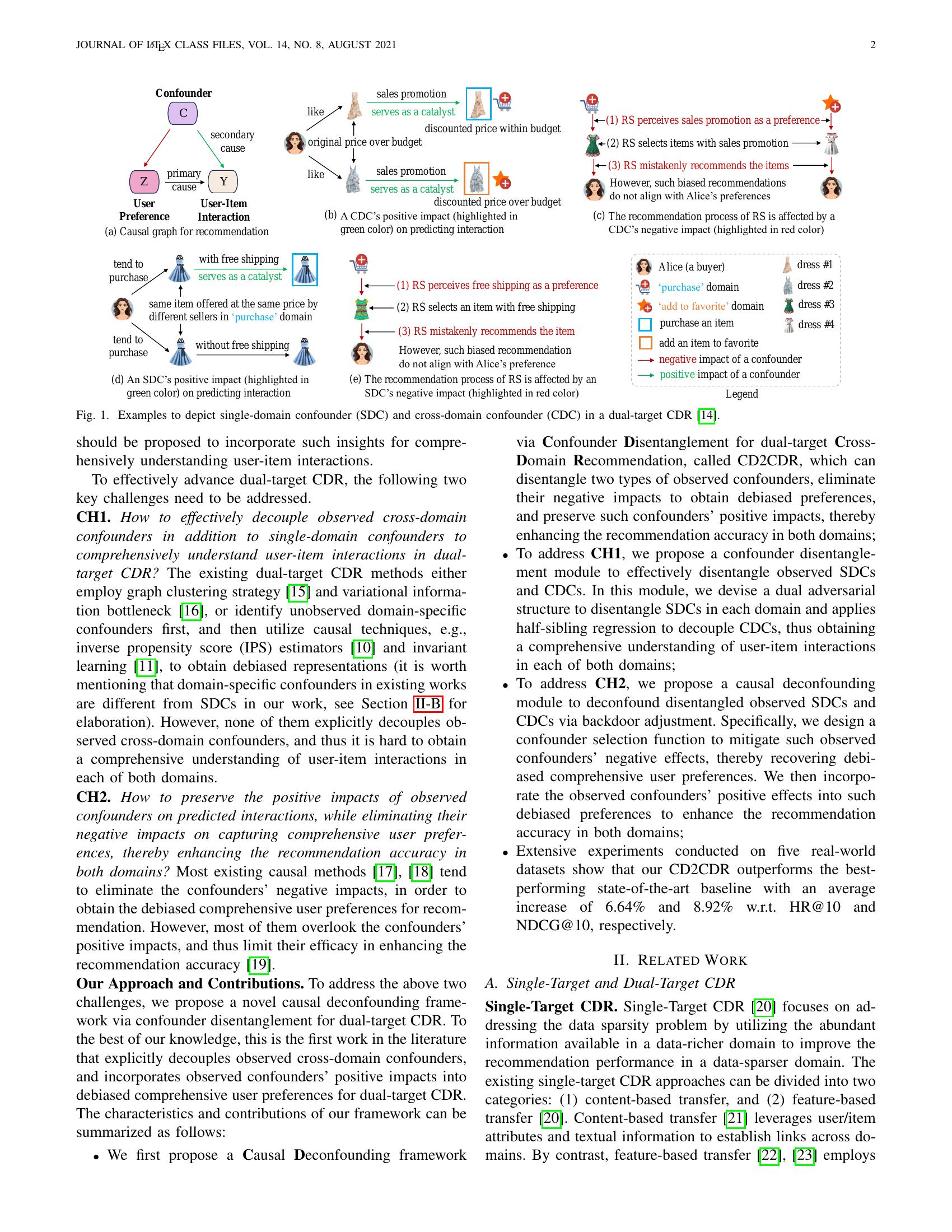 Causal Deconfounding via Confounder Disentanglement for Dual-Target ...