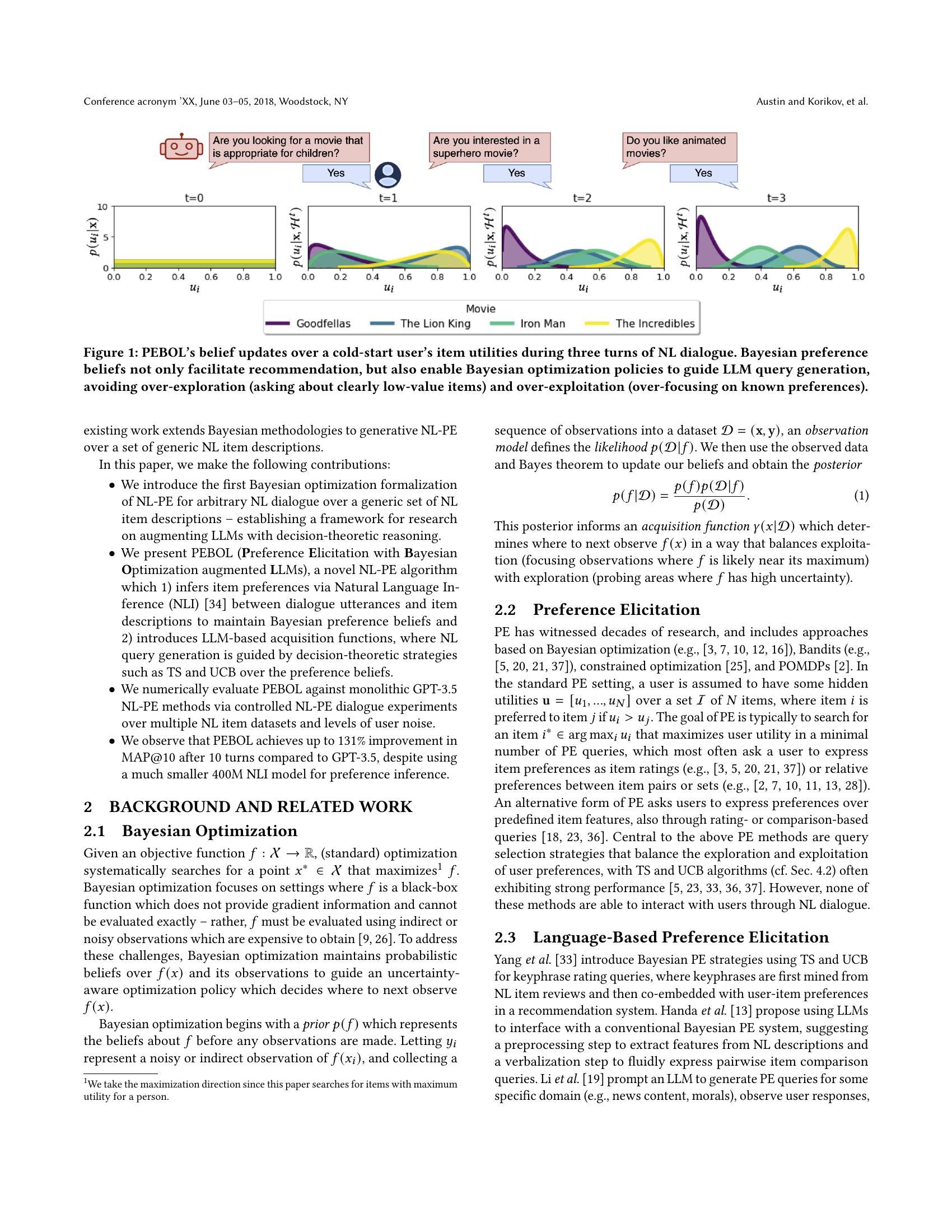 Bayesian Optimization with LLM-Based Acquisition Functions for Natural Language Preference ...