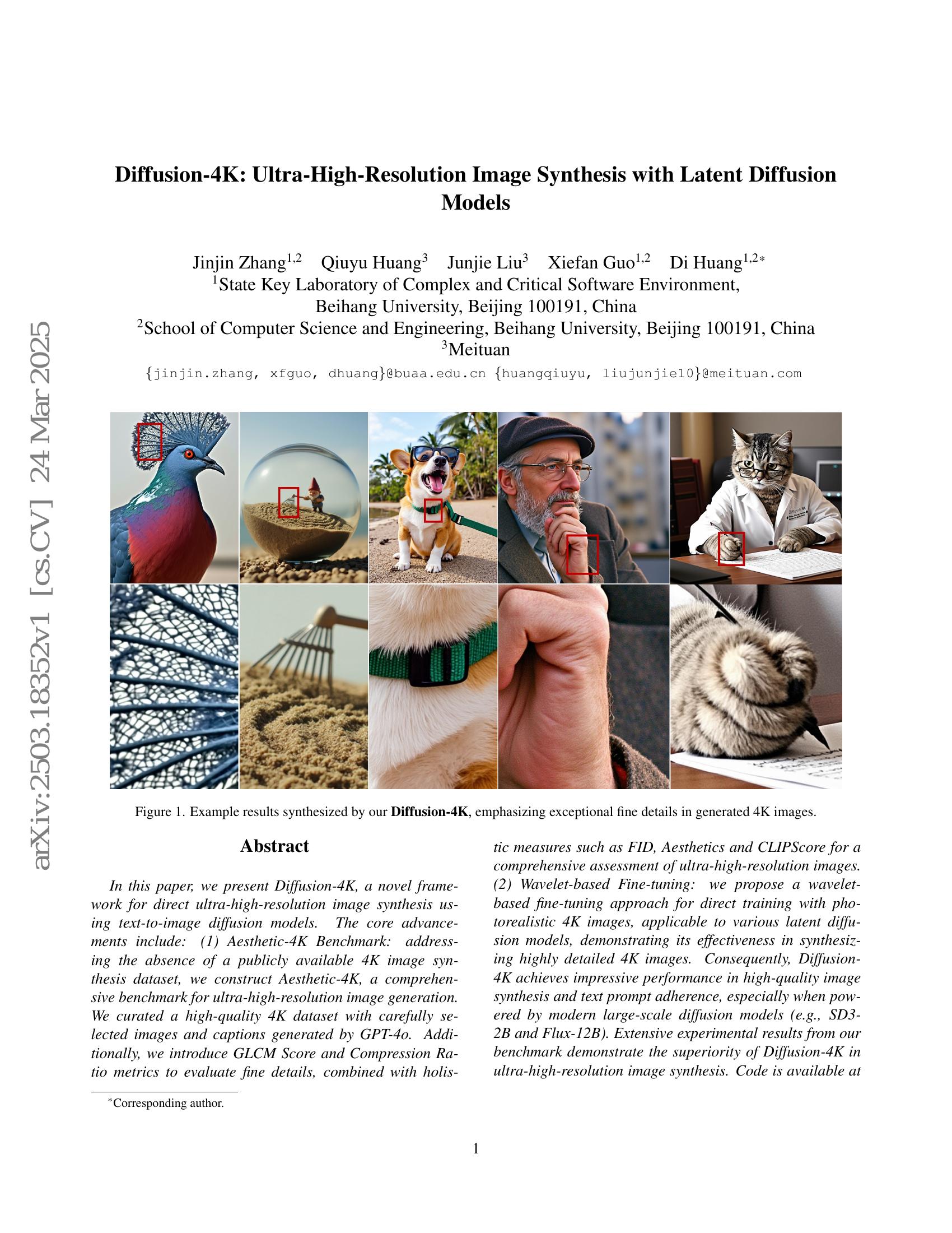 Diffusion-4K: Ultra-High-Resolution Image Synthesis with Latent ...