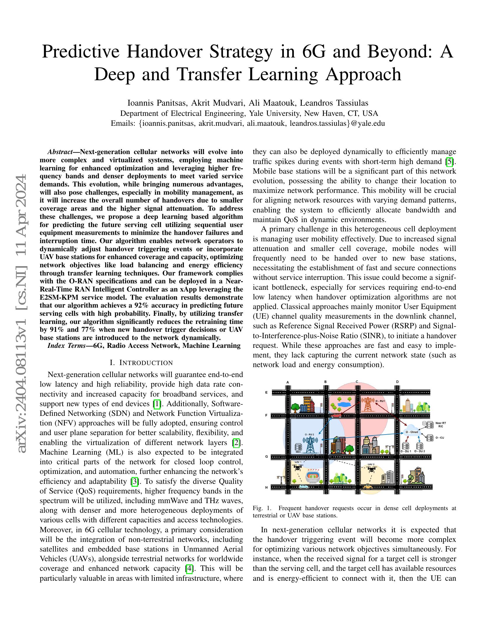 Predictive Handover Strategy in 6G and Beyond: A Deep and Transfer ...