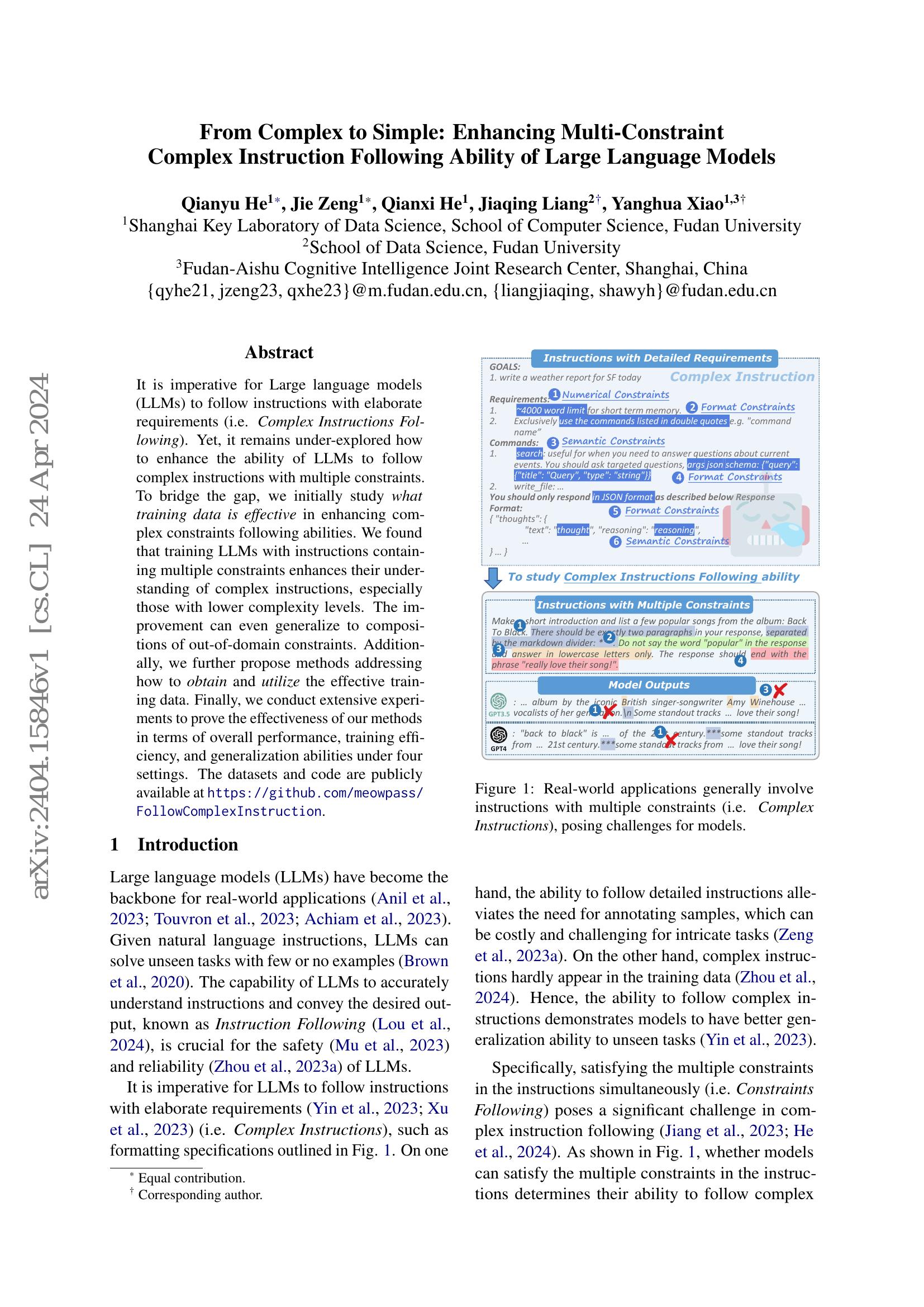 From Complex to Simple: Enhancing Multi-Constraint Complex Instruction ...