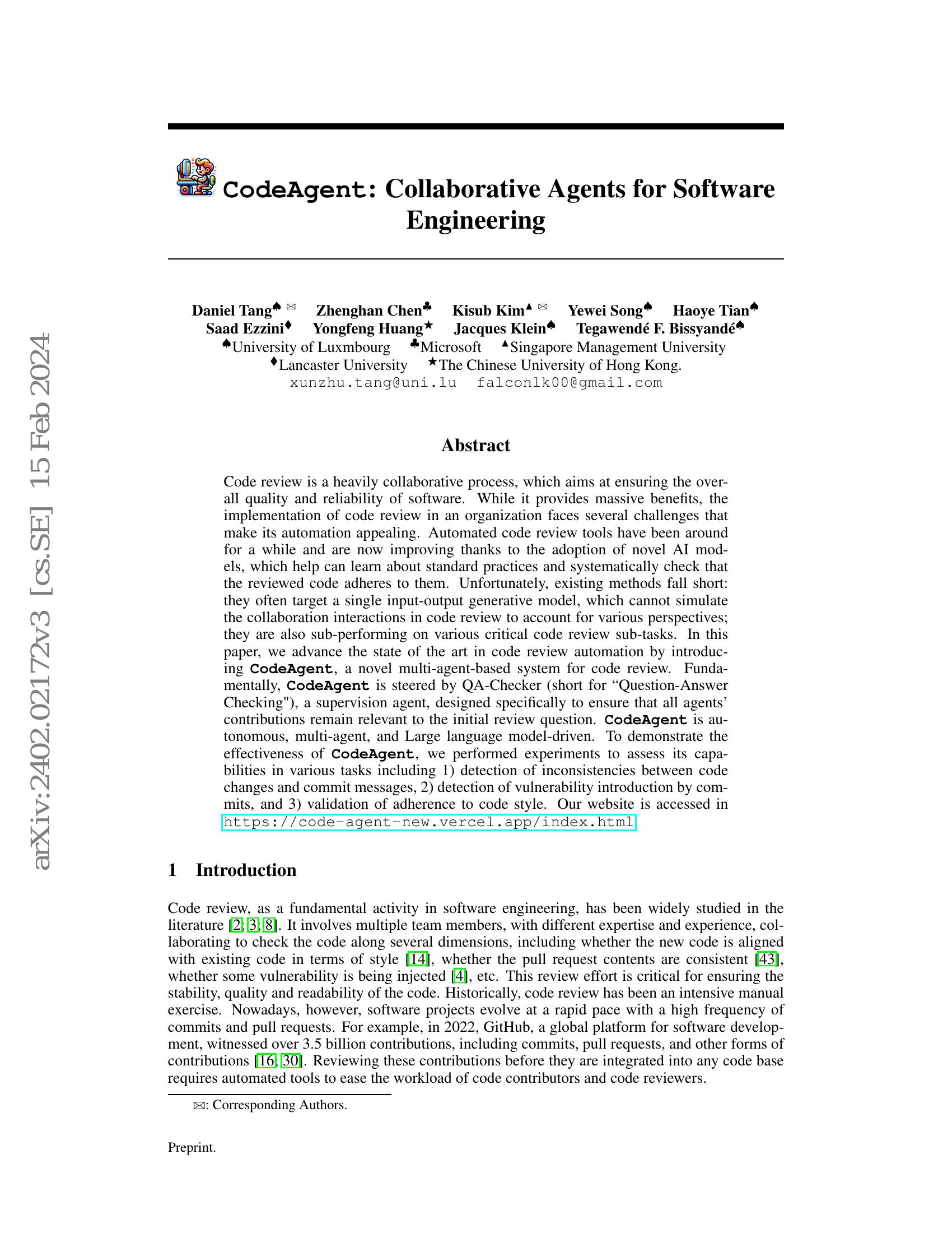 CodeAgent: Collaborative Agents for Software Engineering - 智源社区论文