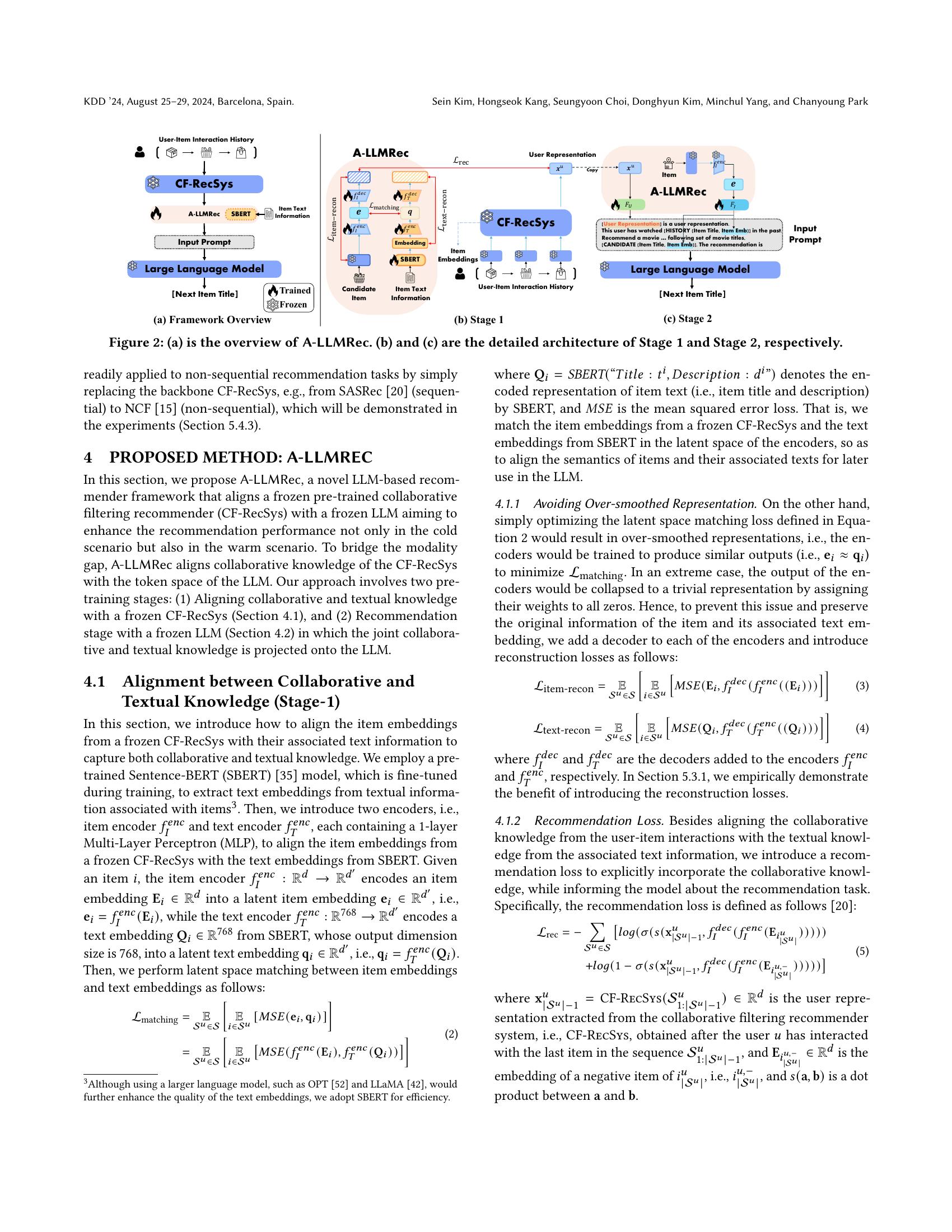 Large Language Models meet Collaborative Filtering: An Efficient All-round LLM-based Recommender ...