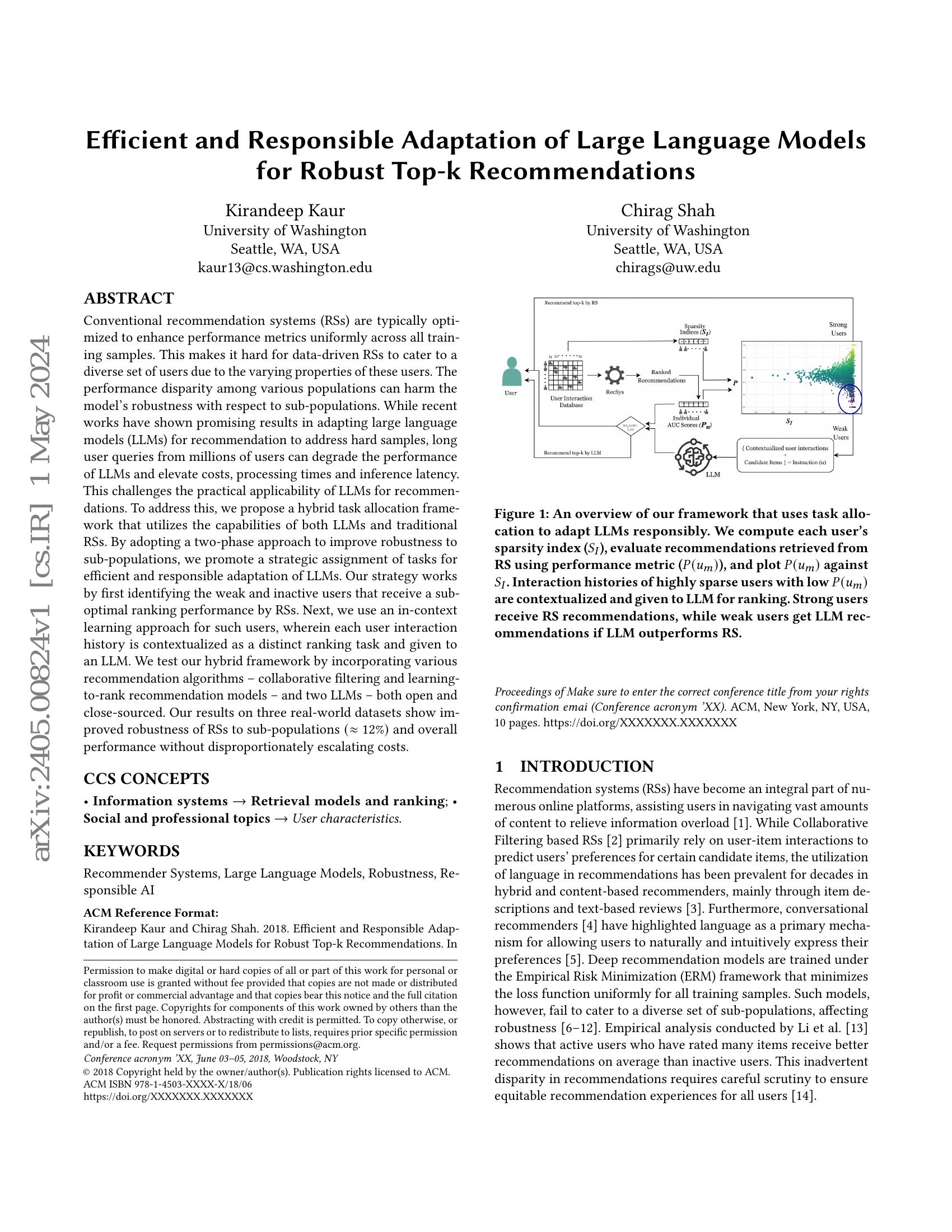 Efficient and Responsible Adaptation of Large Language Models for ...