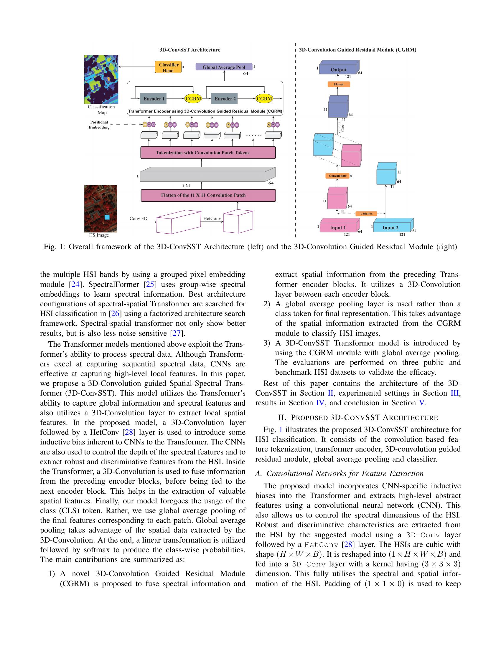 3D-Convolution Guided Spectral-Spatial Transformer for Hyperspectral Image Classification - 智源社区论文