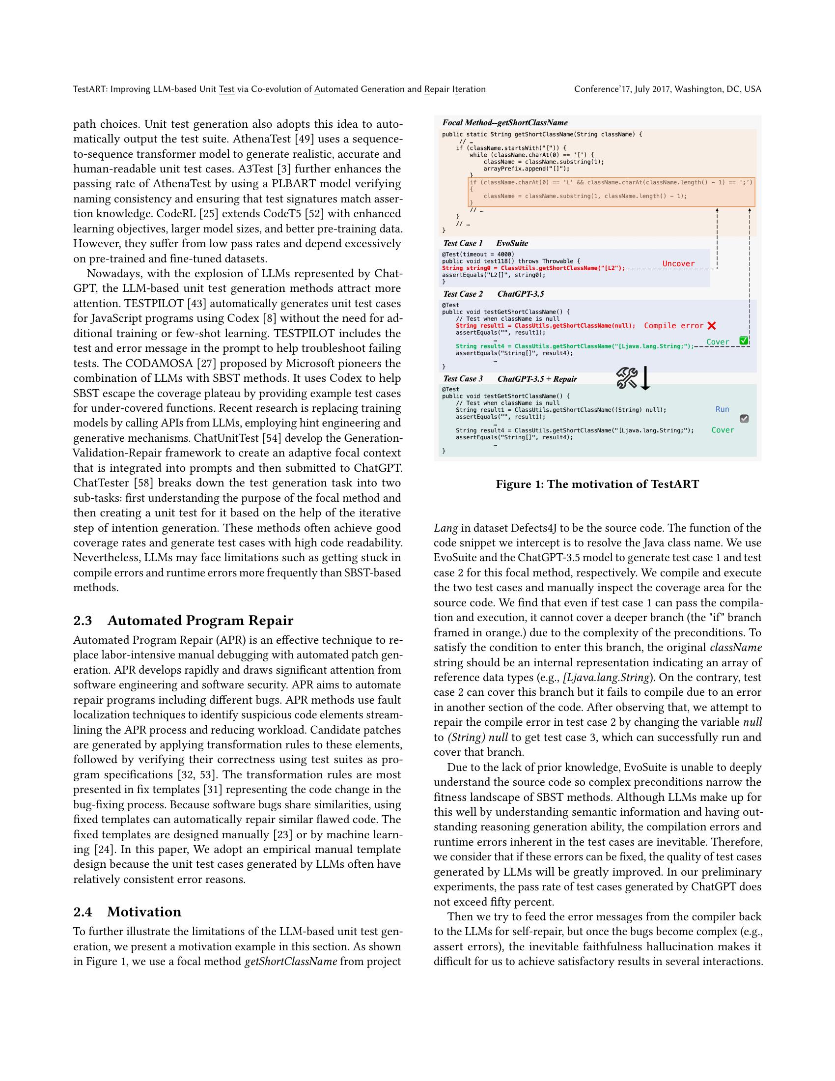 TestART: Improving LLM-based Unit Test via Co-evolution of Automated ...