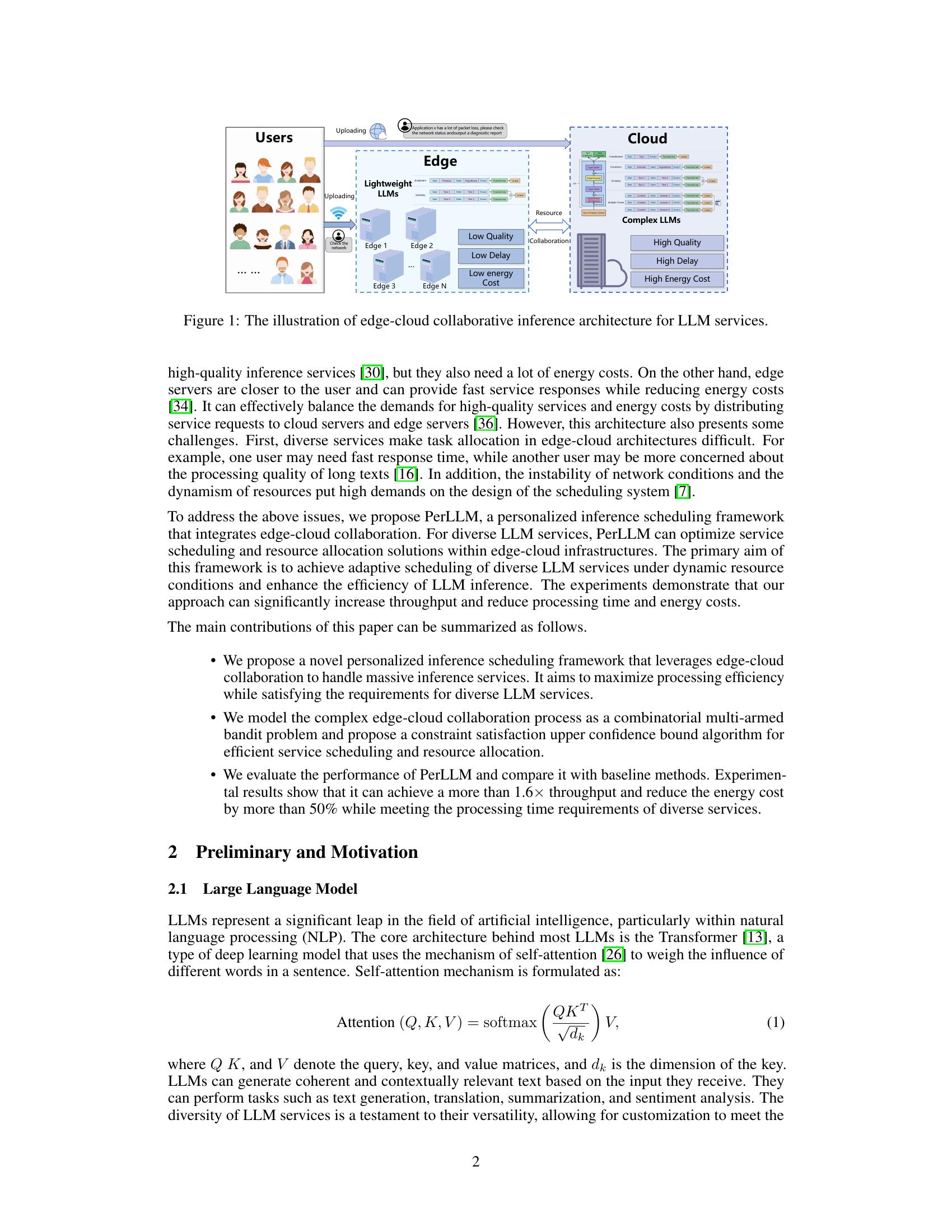 PerLLM: Personalized Inference Scheduling with Edge-Cloud Collaboration ...