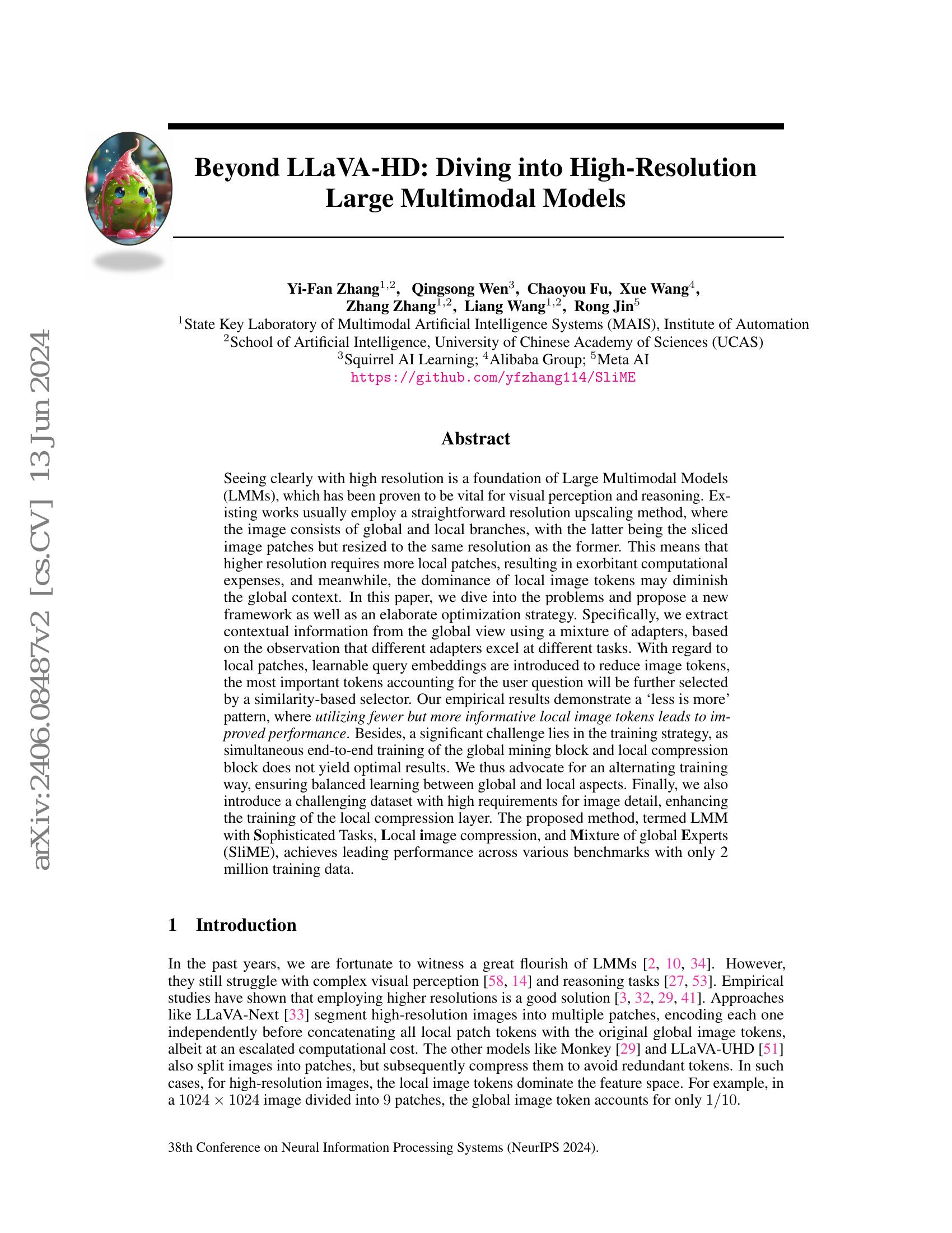 Beyond LLaVA-HD: Diving into High-Resolution Large Multimodal Models ...