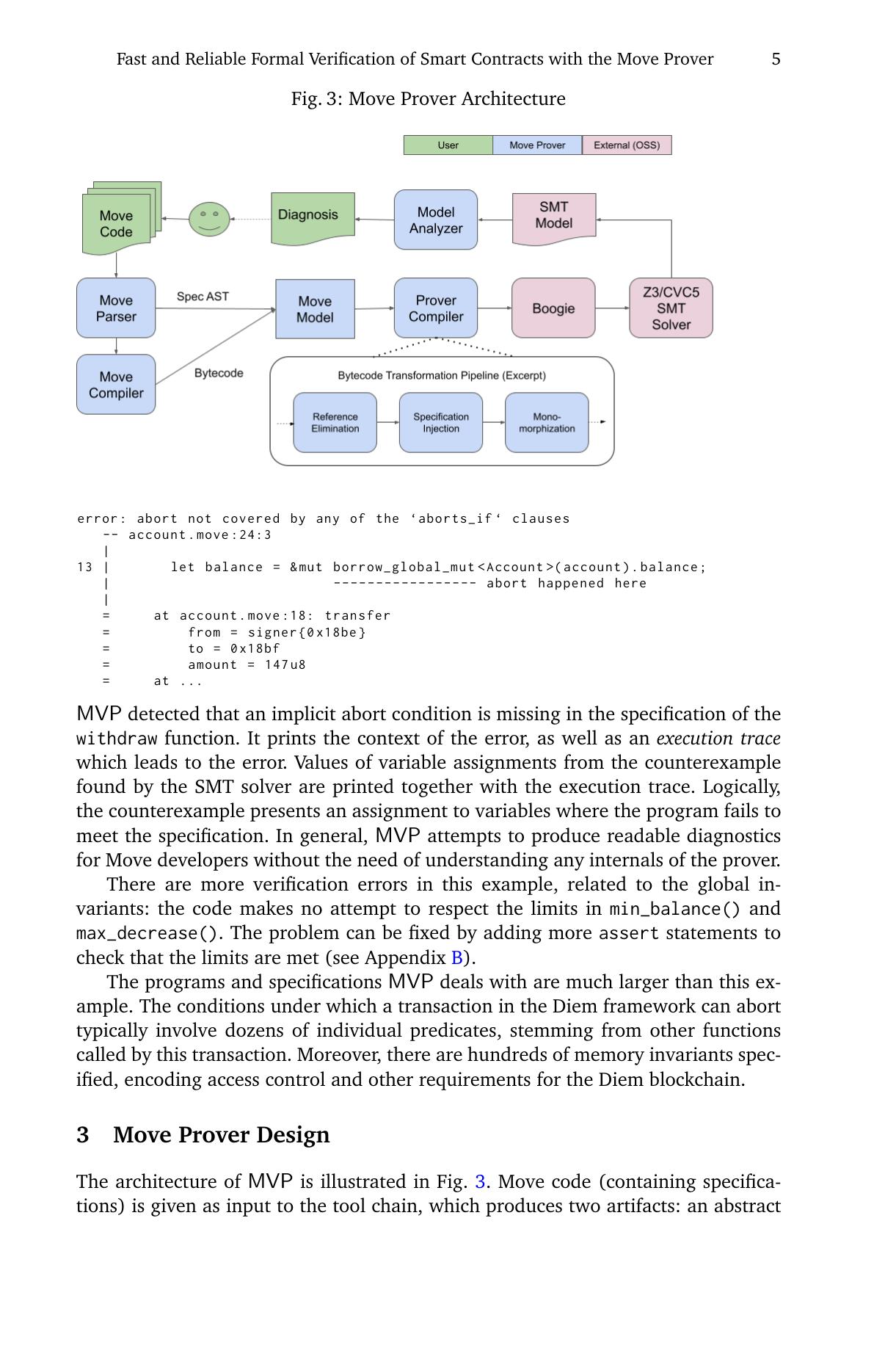 Fast and Reliable Formal Verification of Smart Contracts with the Move Prover - 智源社区论文
