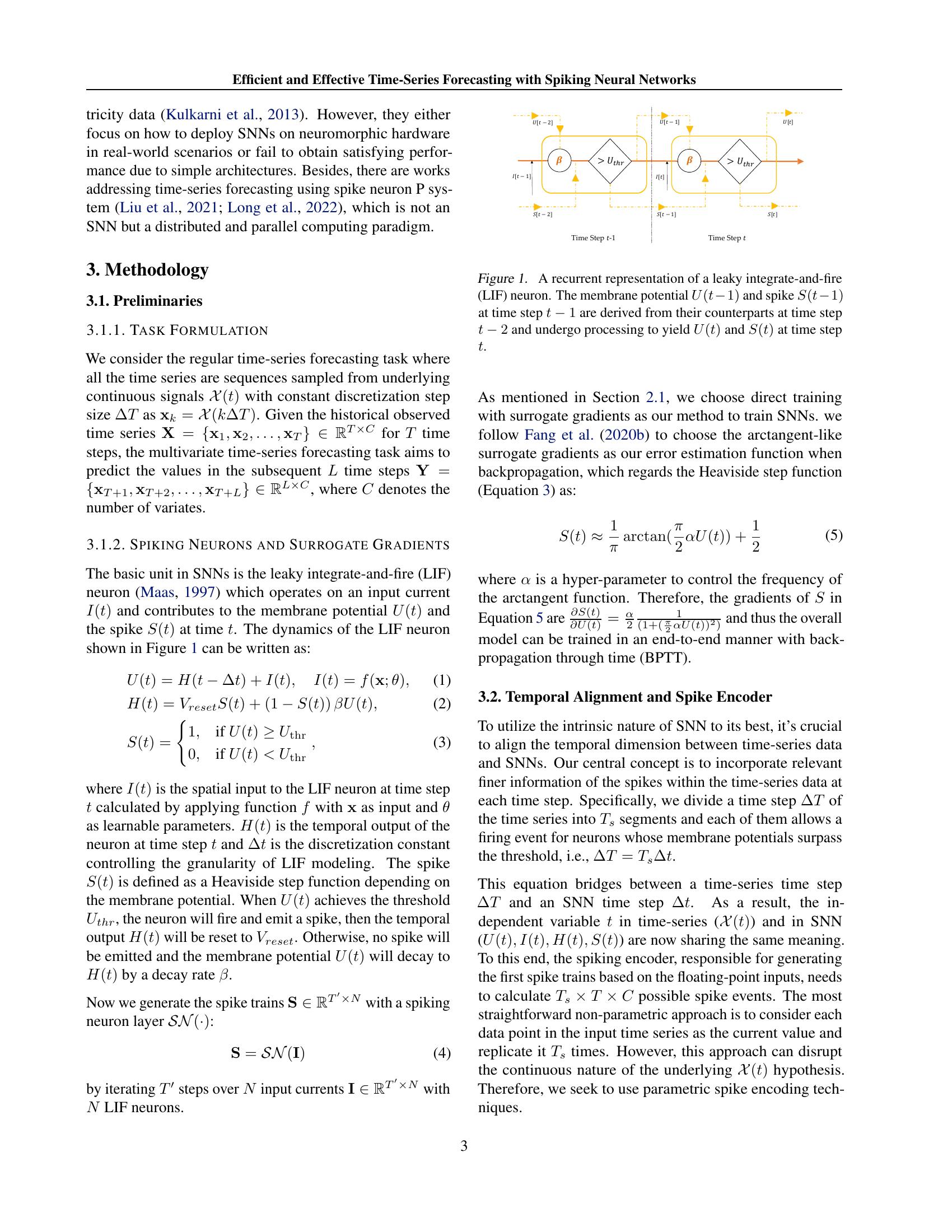Efficient and Effective Time-Series Forecasting with Spiking Neural ...