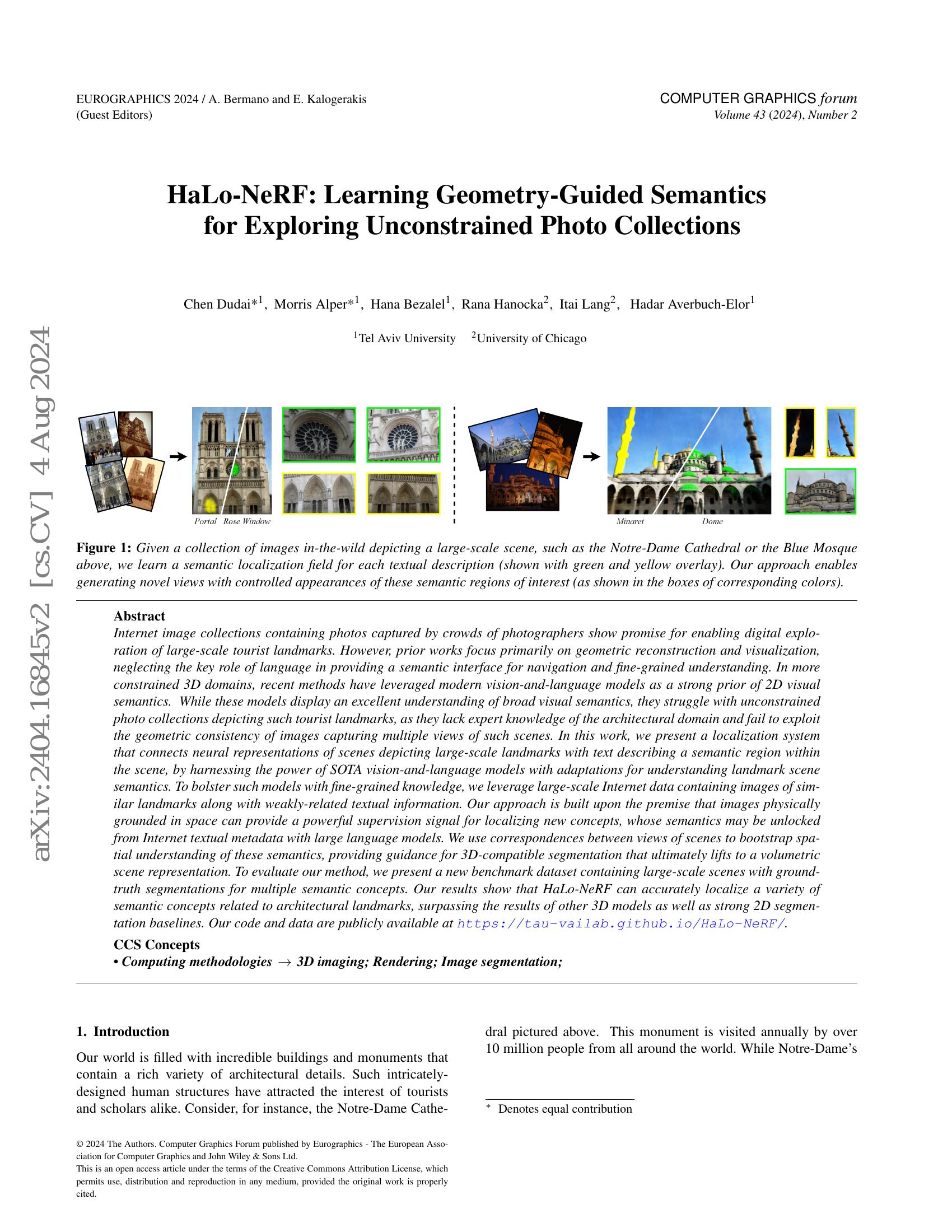 HaLo-NeRF: Learning Geometry-Guided Semantics for Exploring ...