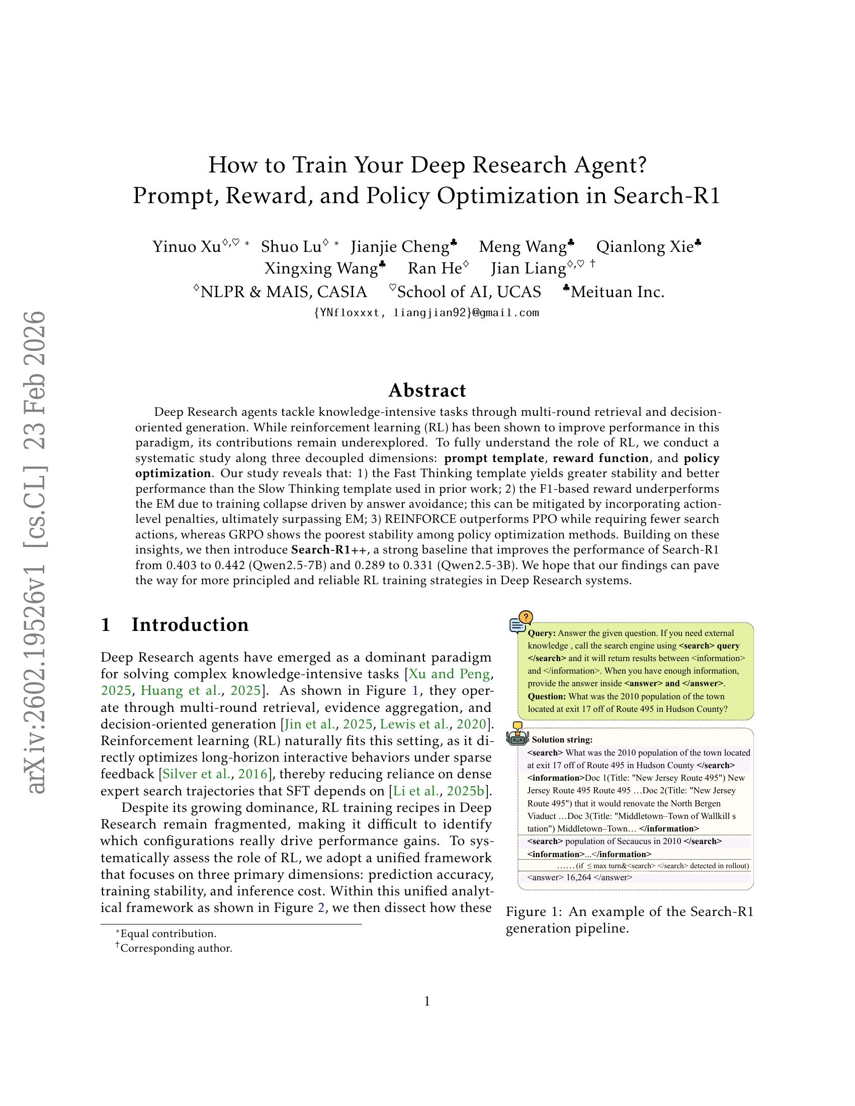 How to Train Your Deep Research Agent? Prompt, Reward, and Policy ...