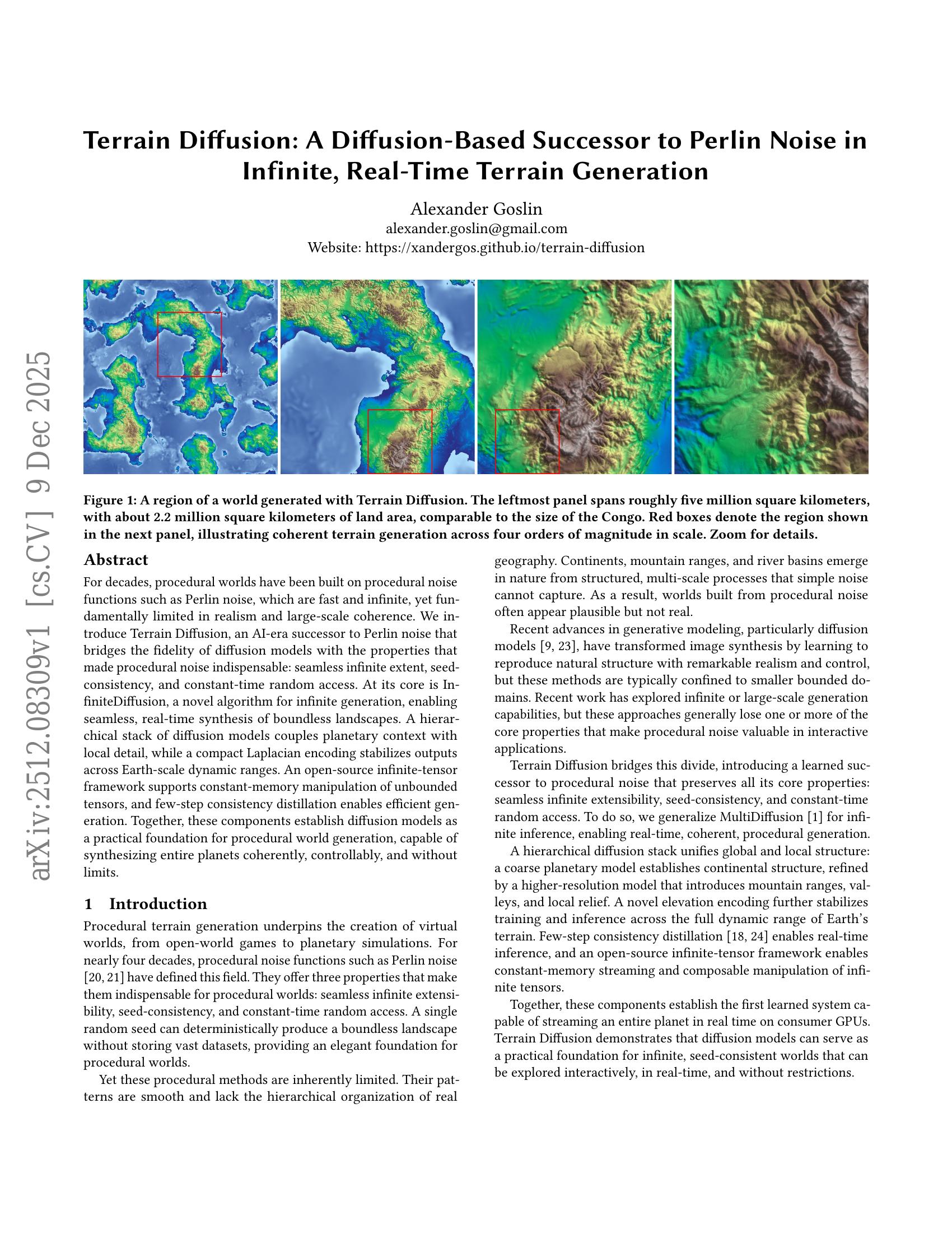 Terrain Diffusion: A Diffusion-Based Successor to Perlin Noise in ...