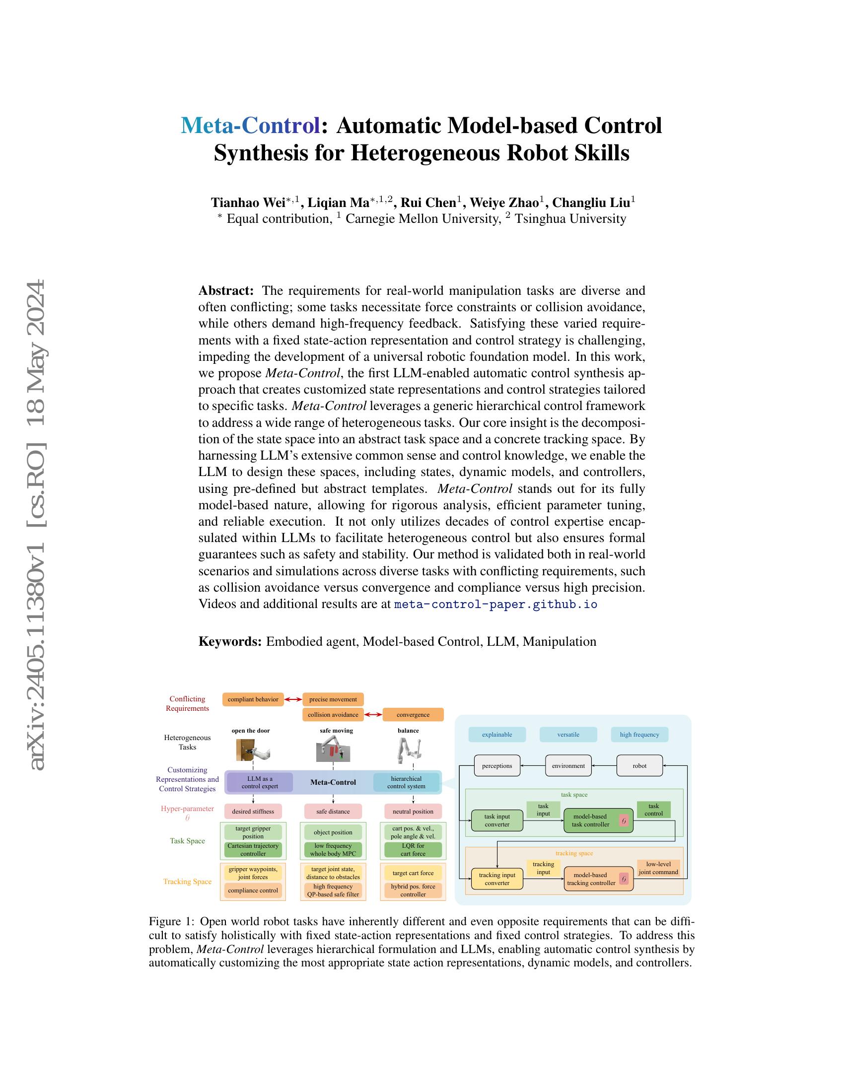 Meta-Control: Automatic Model-based Control Synthesis for Heterogeneous ...