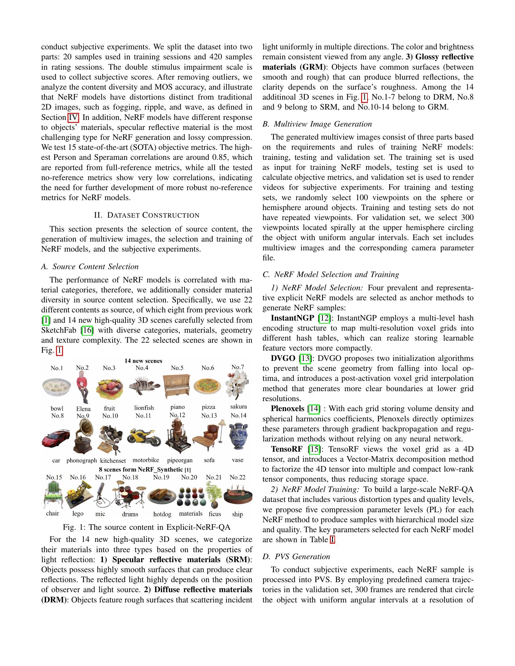 Explicit-NeRF-QA: A Quality Assessment Database for Explicit NeRF Model Compression - 智源社区论文