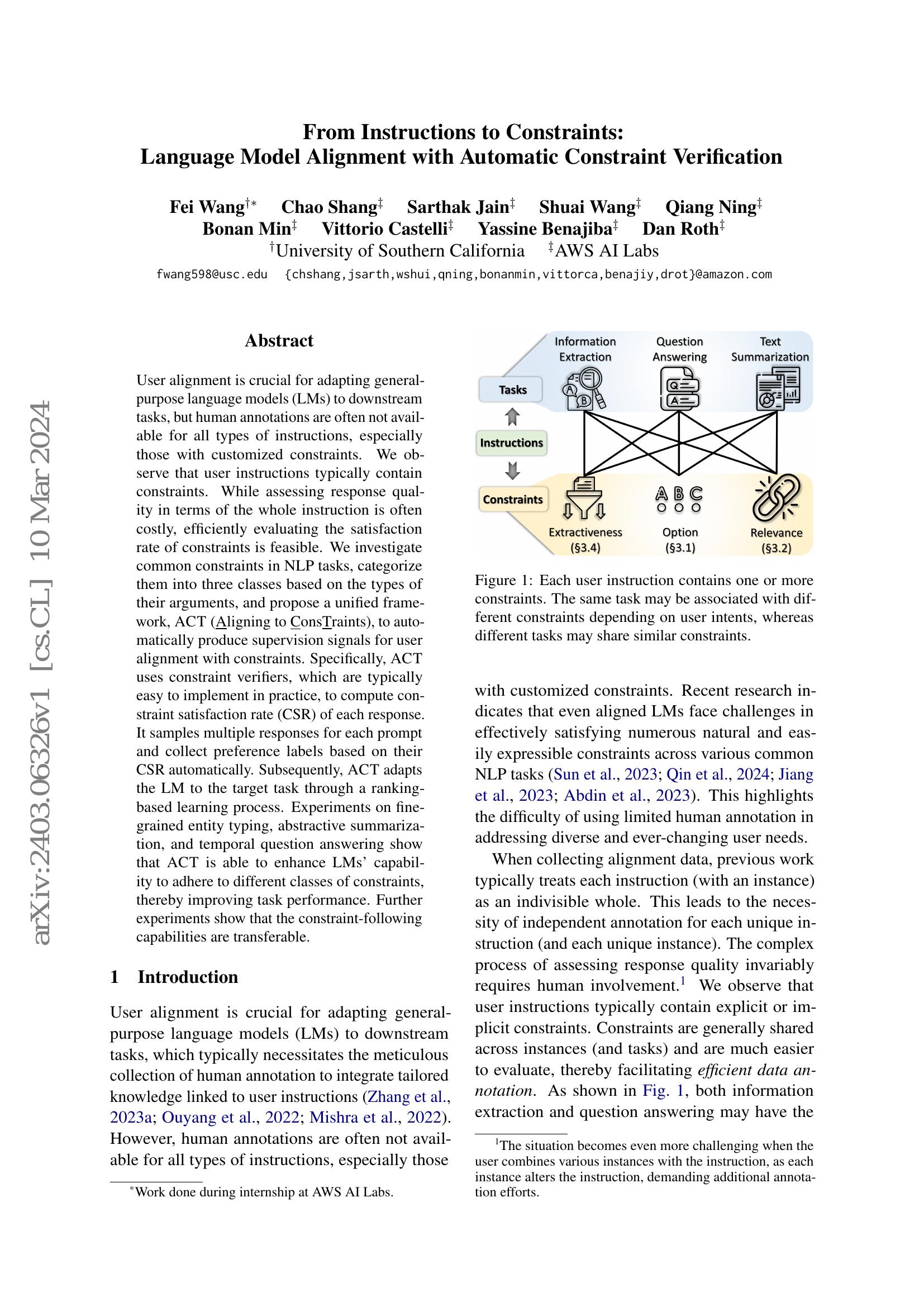 From Instructions to Constraints: Language Model Alignment with Automatic Constraint ...