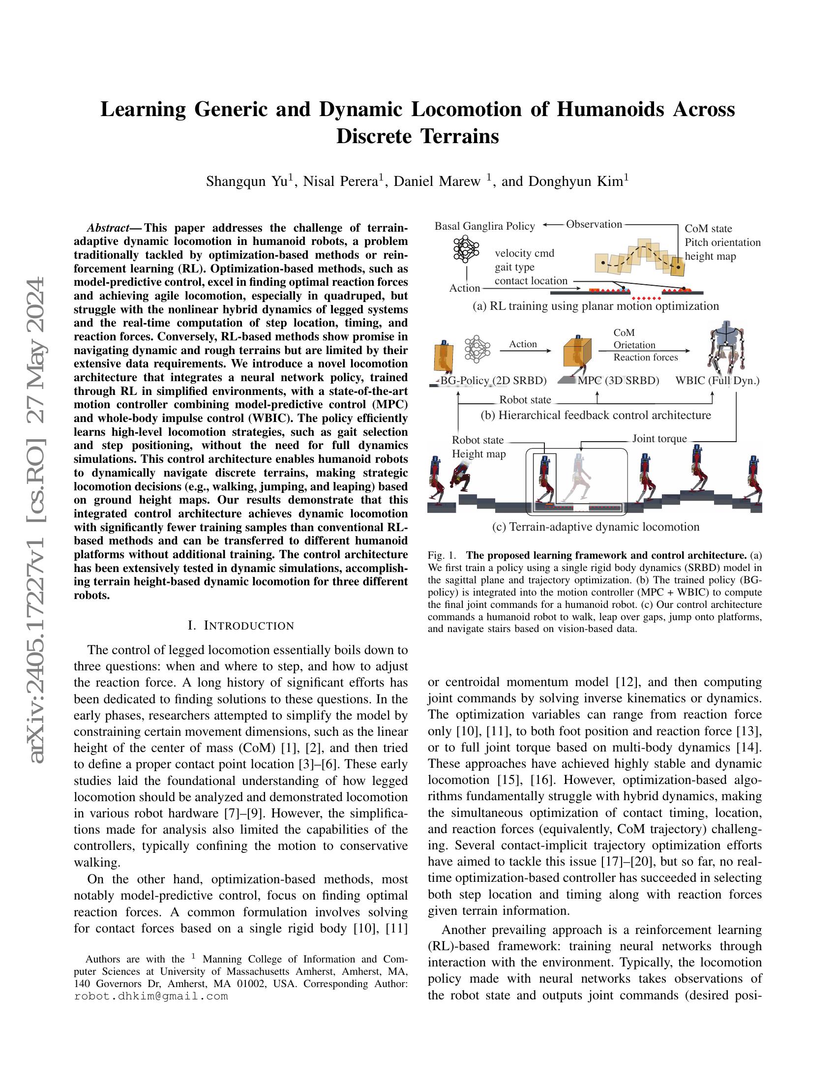 Learning Generic and Dynamic Locomotion of Humanoids Across Discrete ...