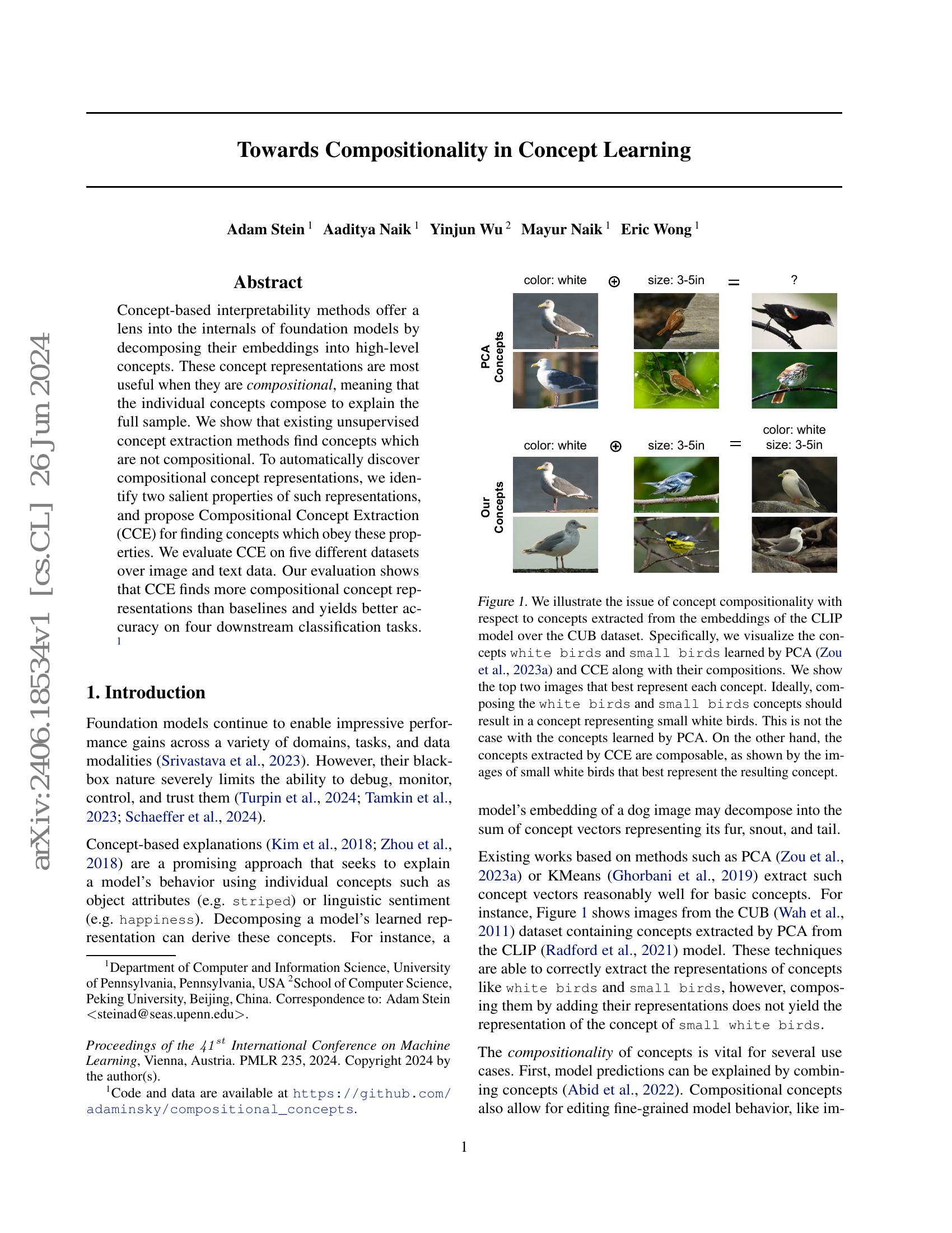 Towards Compositionality in Concept Learning - 智源社区论文