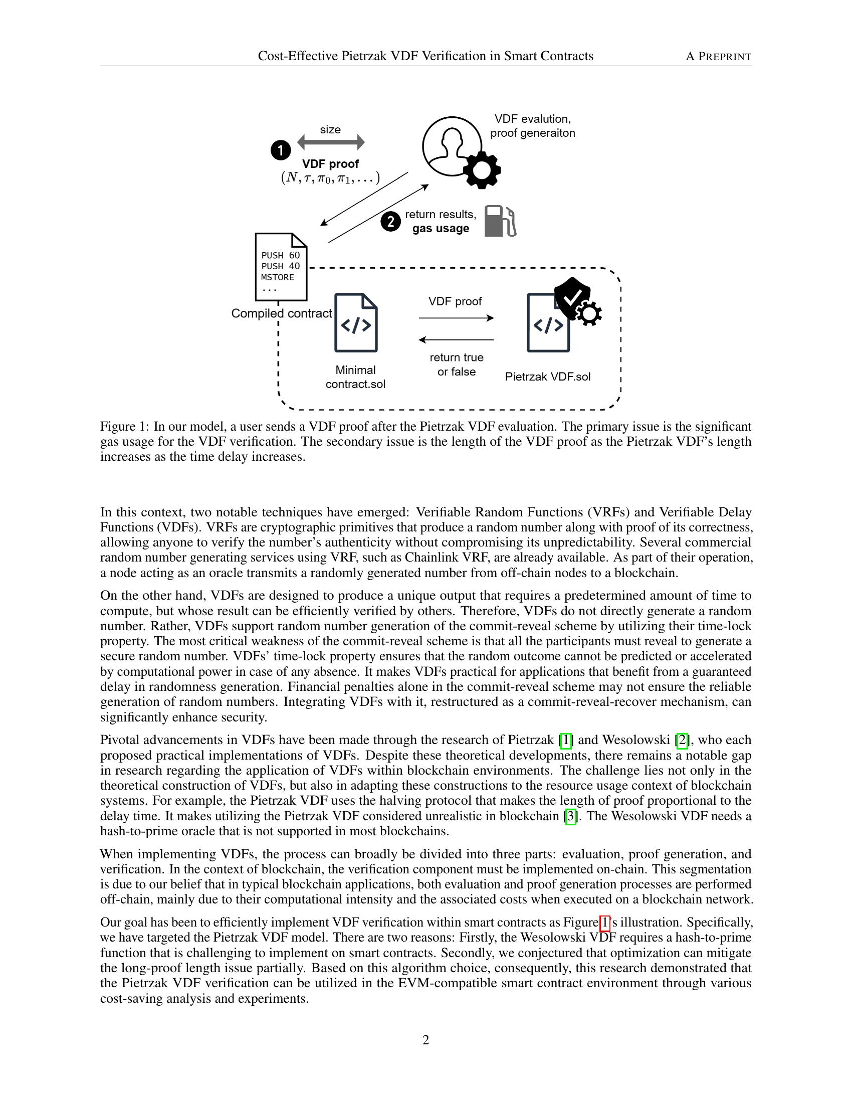 Implementation Study of Cost-Effective Verification for Pietrzak's Verifiable Delay Function in ...