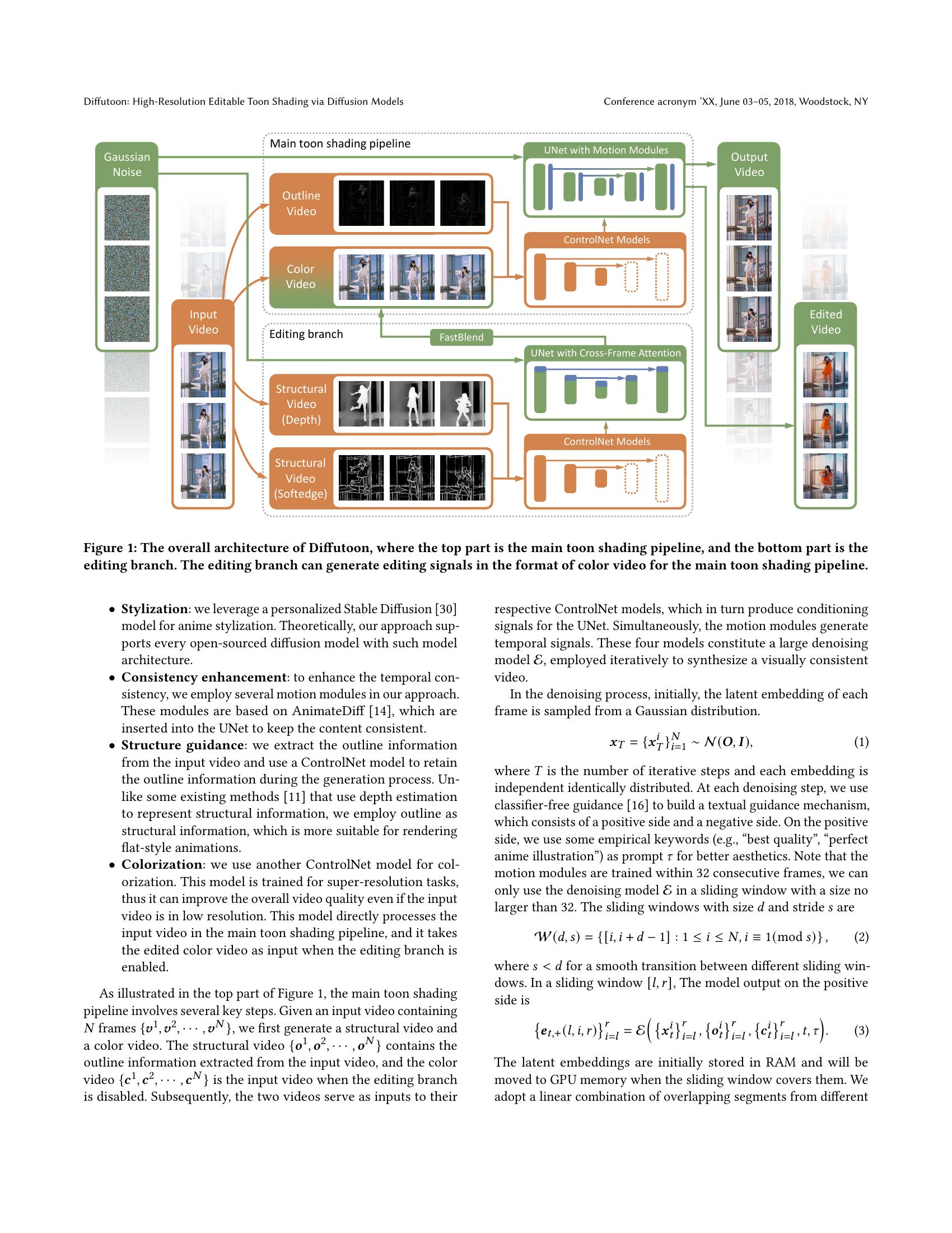 Diffutoon: High-Resolution Editable Toon Shading via Diffusion Models - 智源社区论文