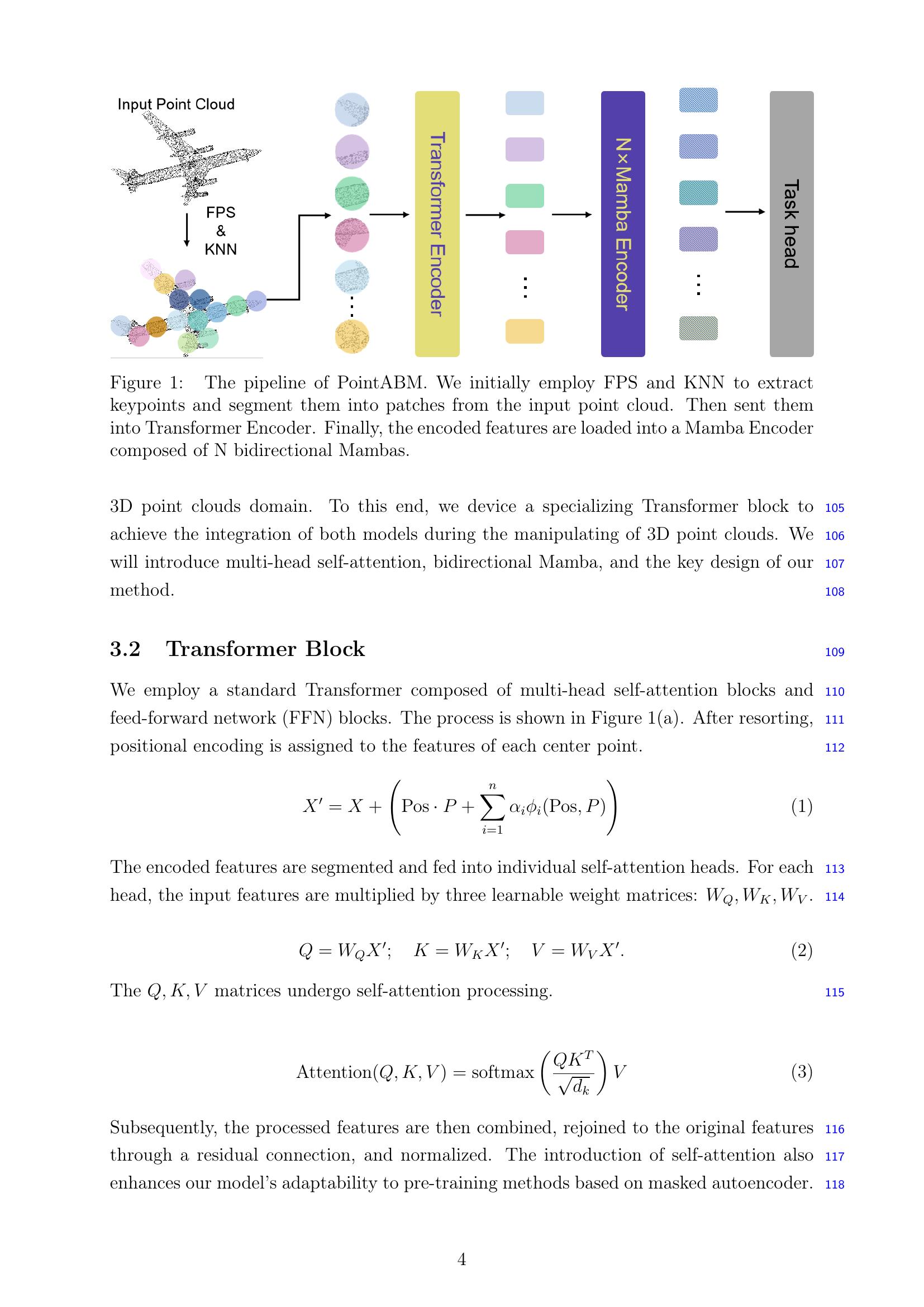 PointABM:Integrating Bidirectional State Space Model with Multi-Head ...