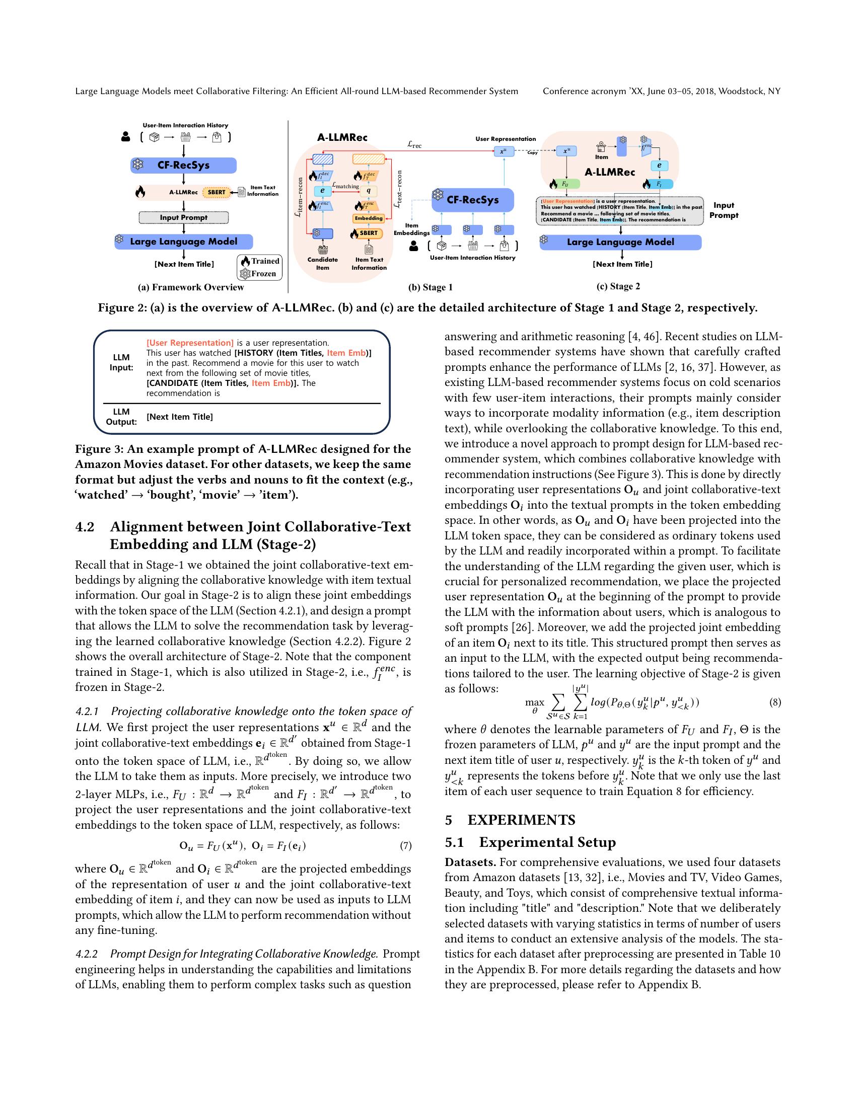Large Language Models meet Collaborative Filtering: An Efficient All-round LLM-based Recommender ...