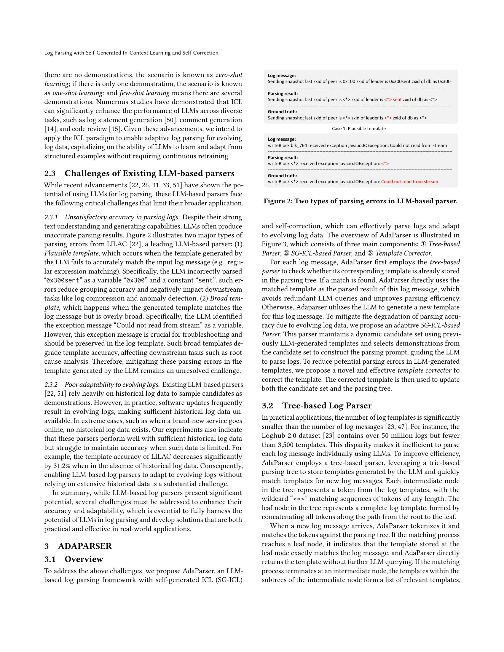 Log Parsing with Self-Generated In-Context Learning and Self-Correction - 智源社区论文