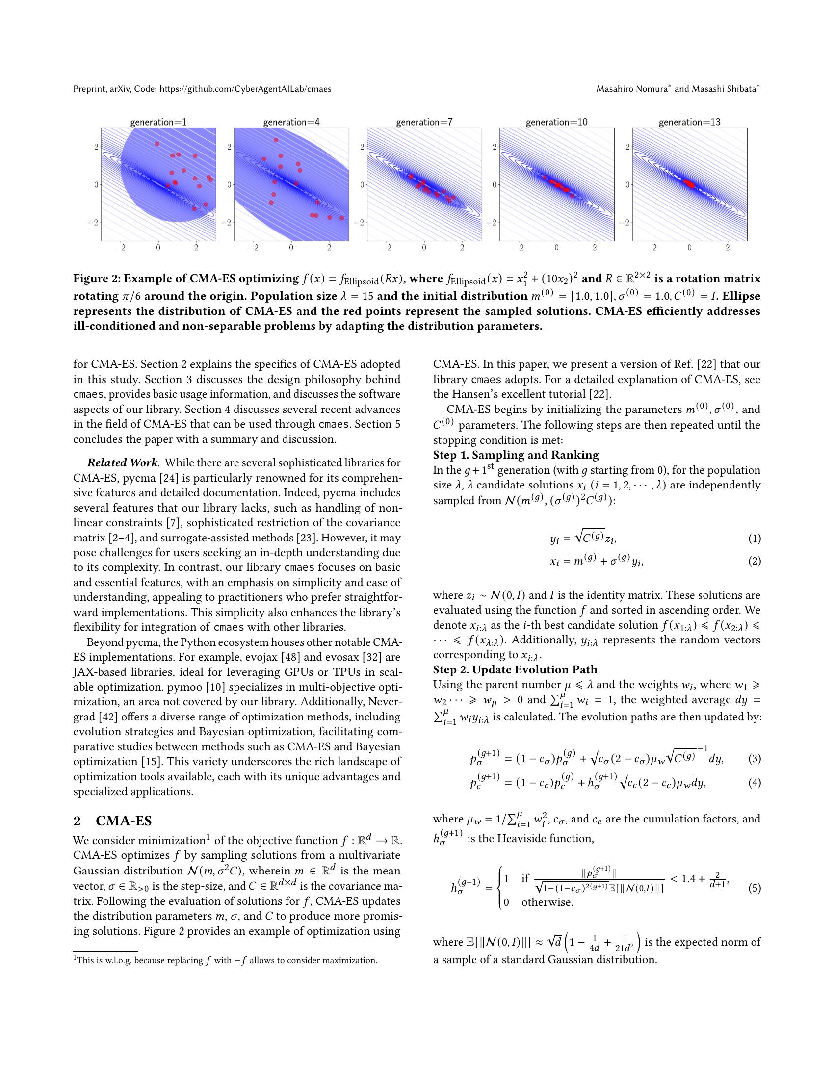 cmaes : A Simple yet Practical Python Library for CMA-ES - 智源社区论文