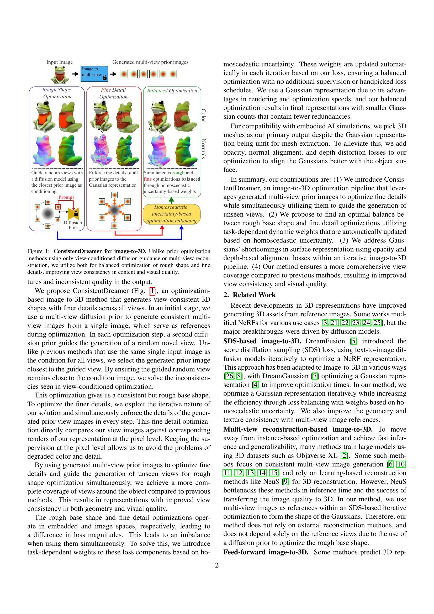 ConsistentDreamer: View-Consistent Meshes Through Balanced Multi-View Gaussian Optimization - 智源社区论文