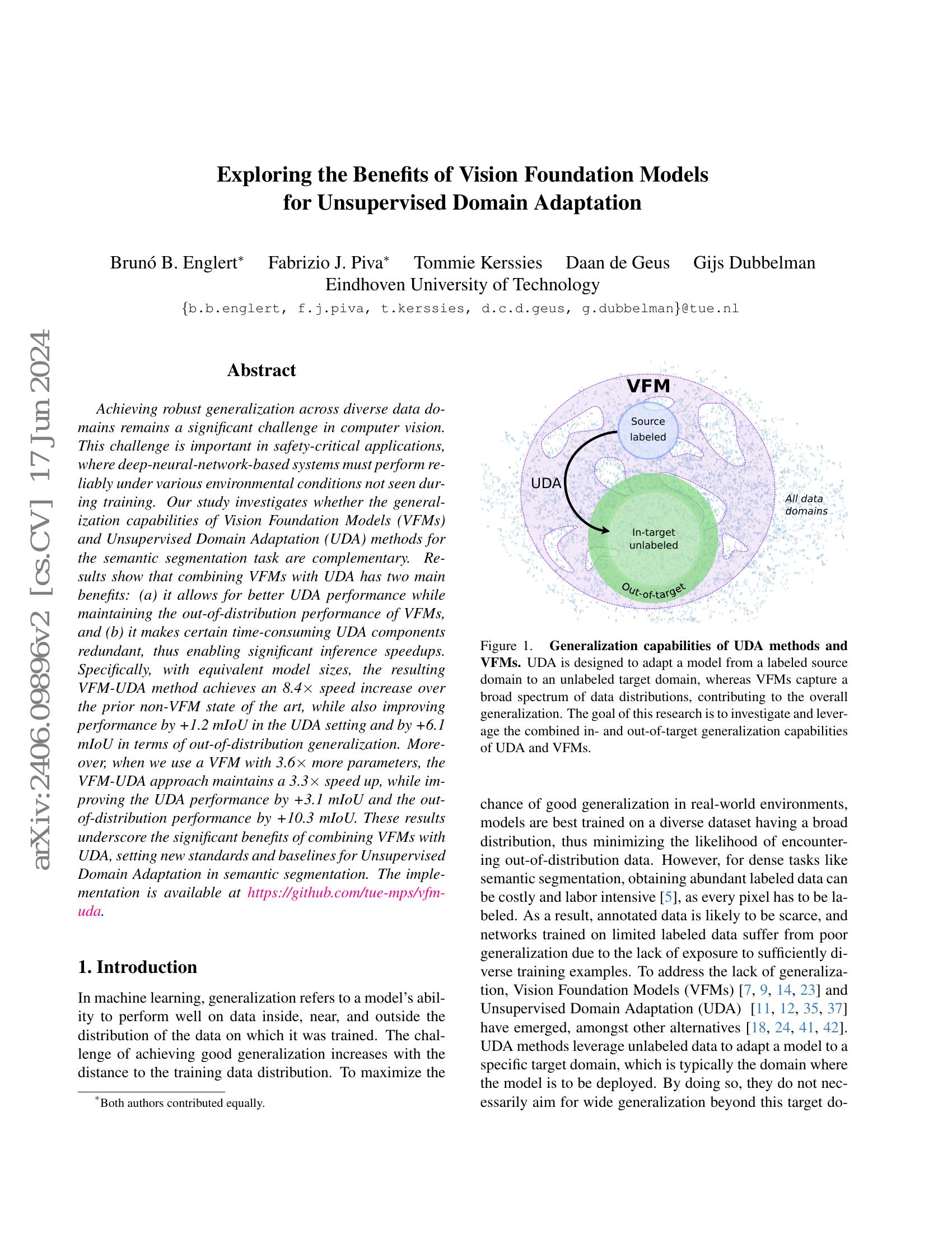 Exploring the Benefits of Vision Foundation Models for Unsupervised ...
