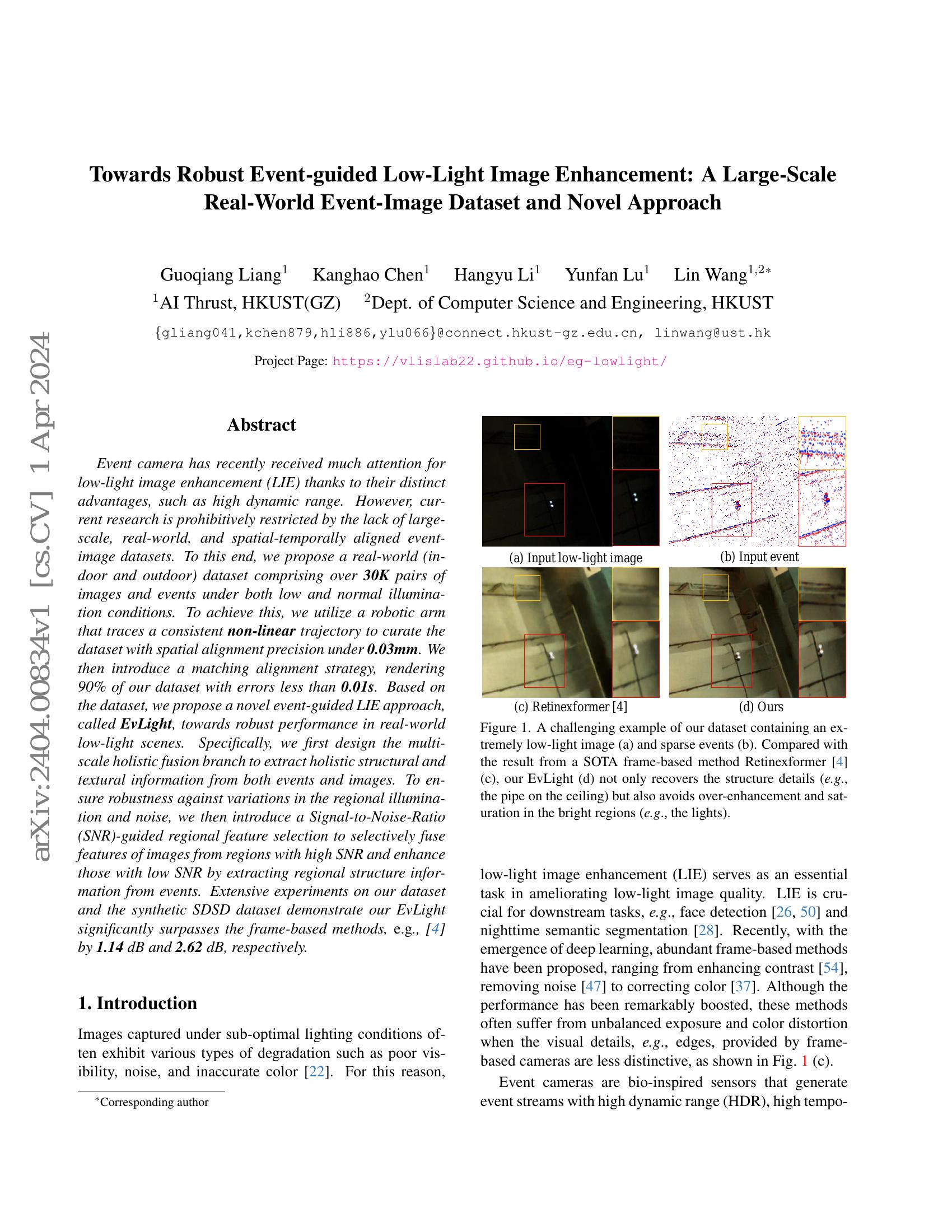 Towards Robust Event-guided Low-Light Image Enhancement: A Large-Scale ...