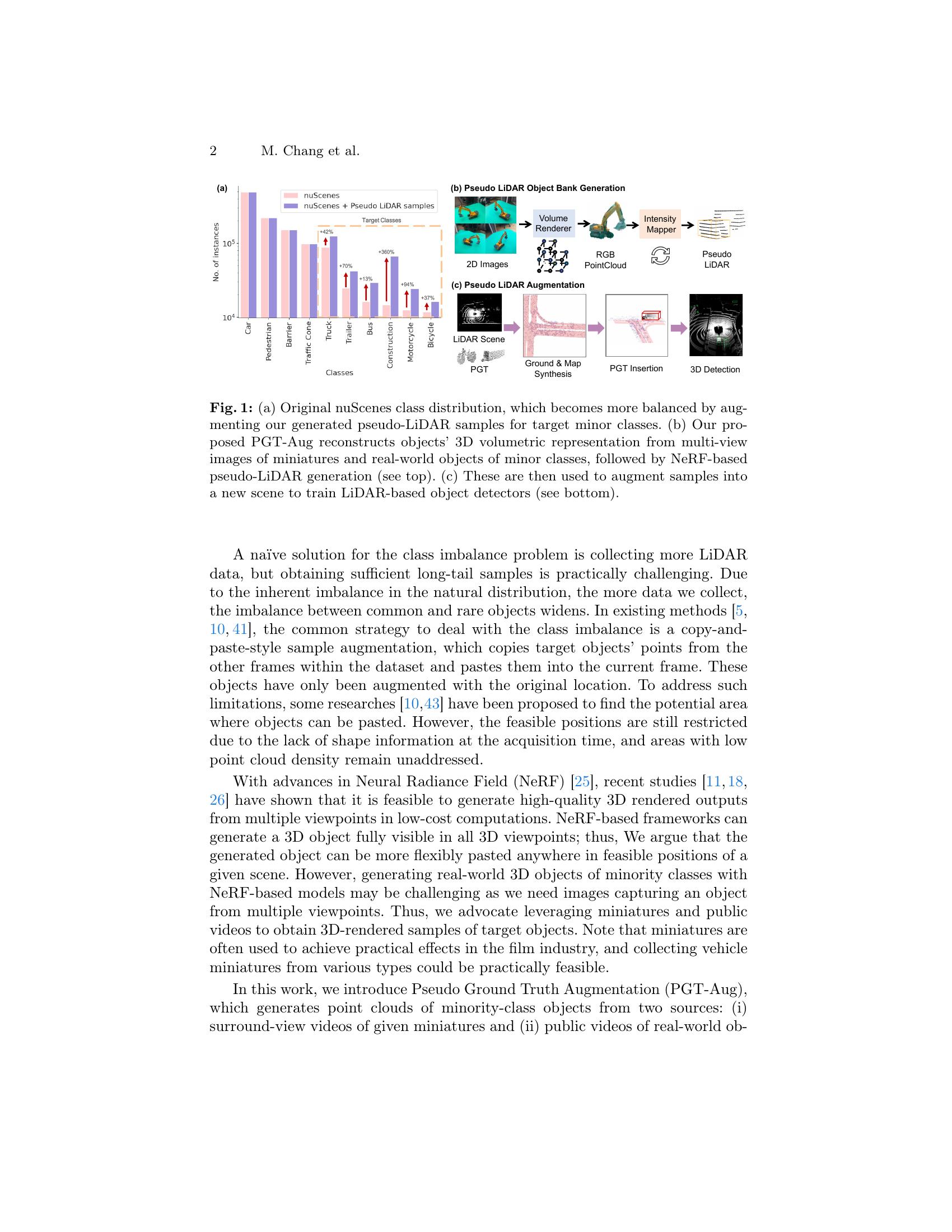 Just Add $100 More: Augmenting NeRF-based Pseudo-LiDAR Point Cloud for Resolving Class-imbalance ...