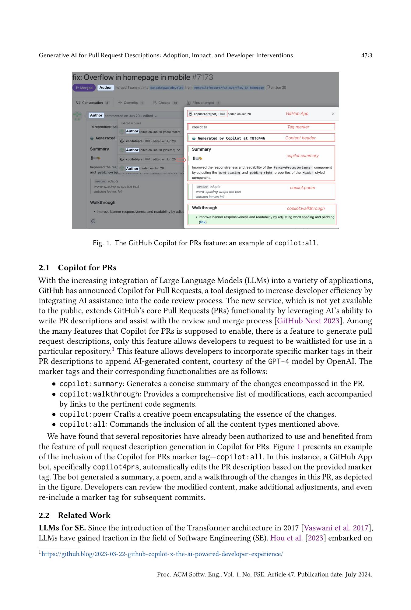 Generative AI for Pull Request Descriptions: Adoption, Impact, and ...