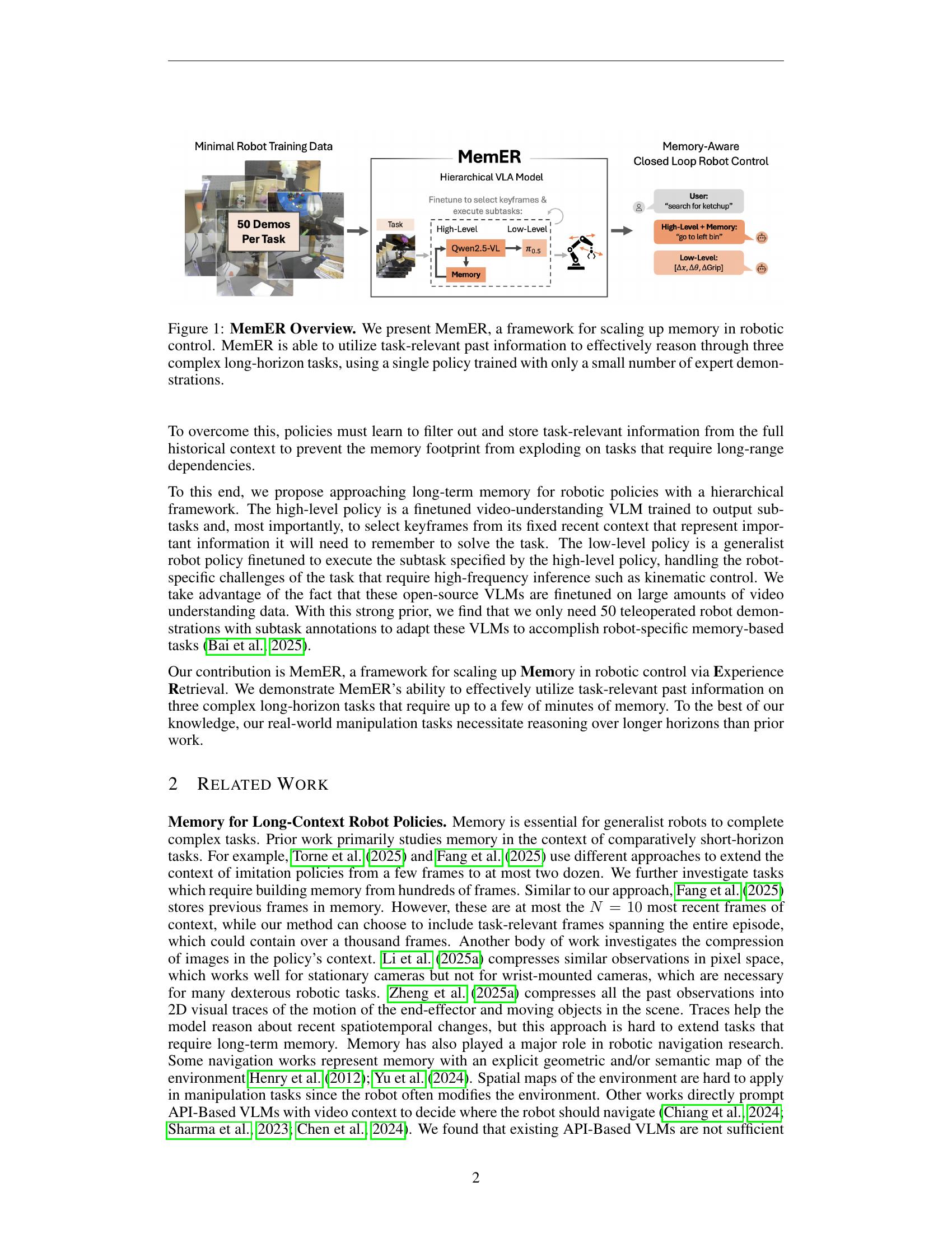 MemER: Scaling Up Memory for Robot Control via Experience Retrieval - 智 ...