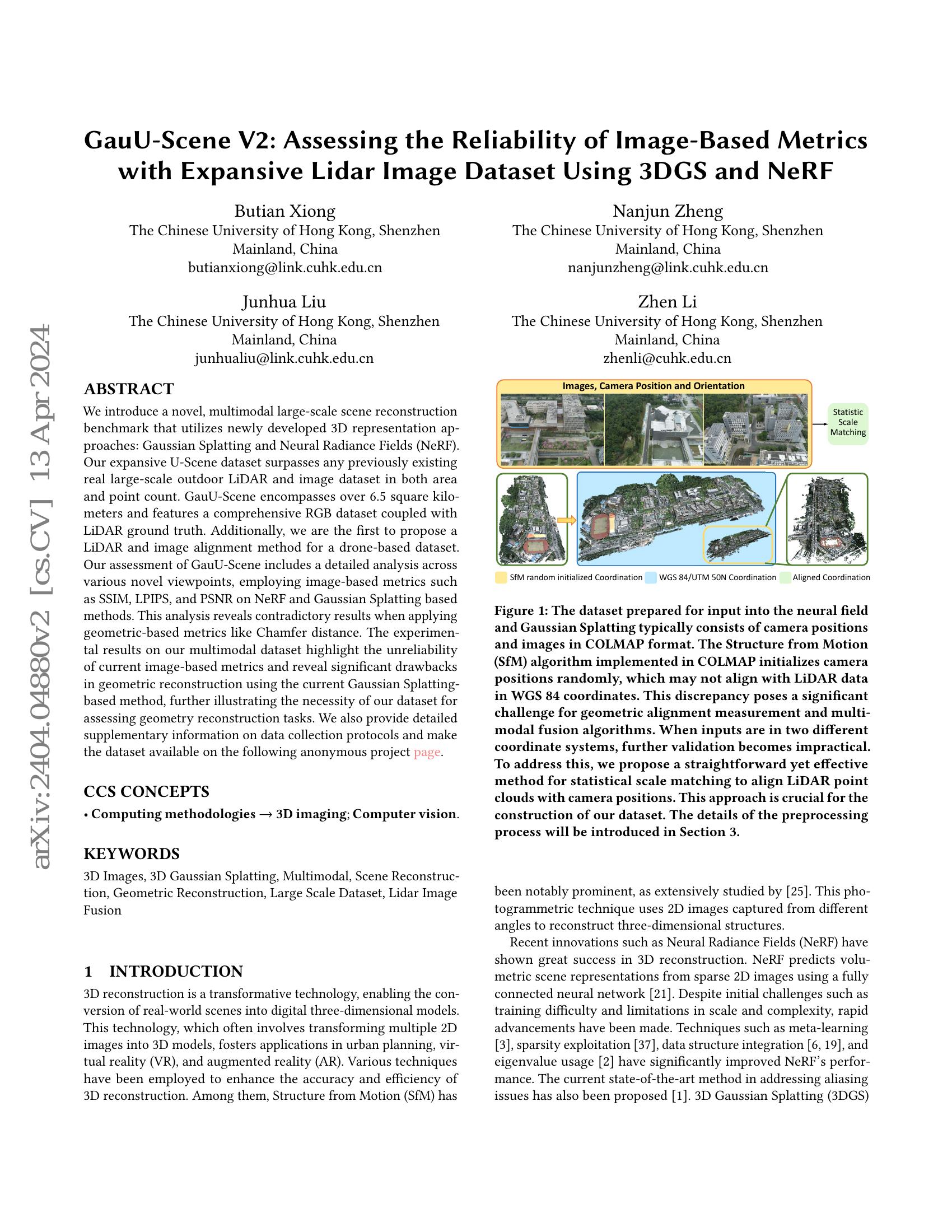 GauU-Scene V2: Assessing the Reliability of Image-Based Metrics with Expansive Lidar Image ...