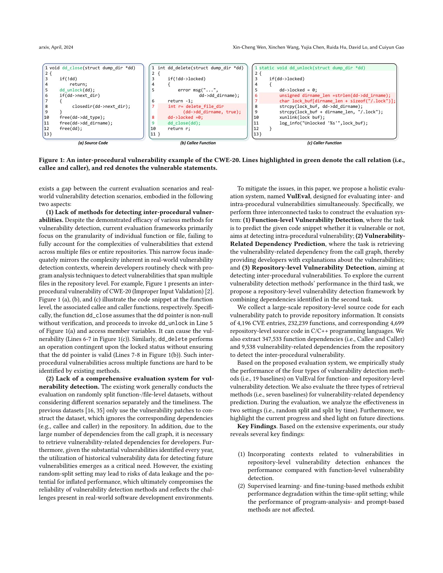 VulEval: Towards Repository-Level Evaluation of Software Vulnerability Detection - 智源社区论文