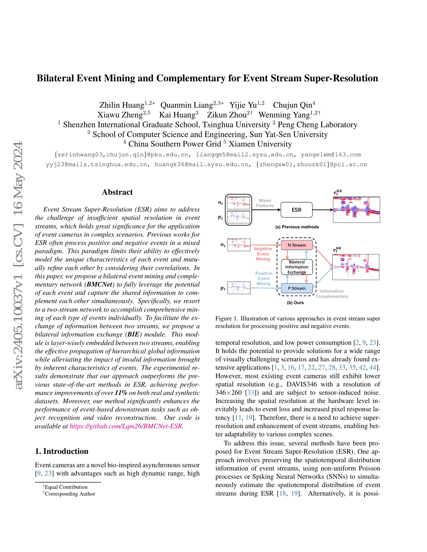 Bilateral Event Mining and Complementary for Event Stream Super-Resolution - 智源社区论文