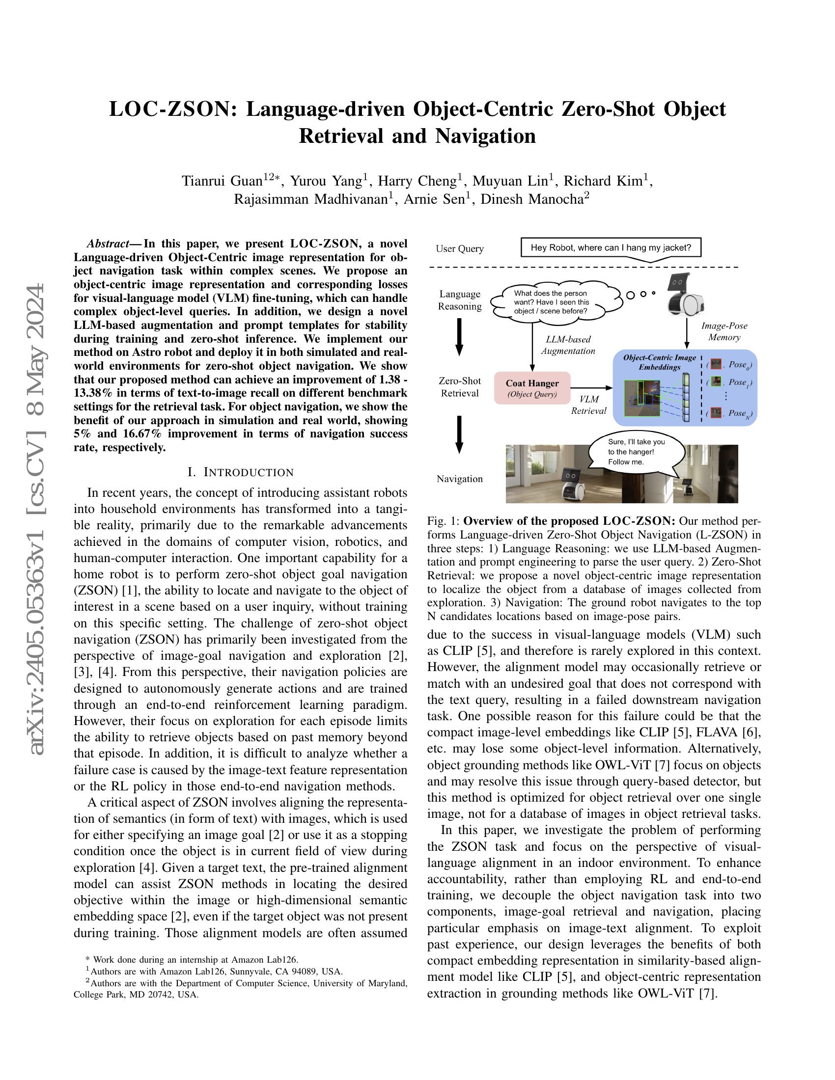 LOC-ZSON: Language-driven Object-Centric Zero-Shot Object Retrieval and Navigation - 智源社区论文