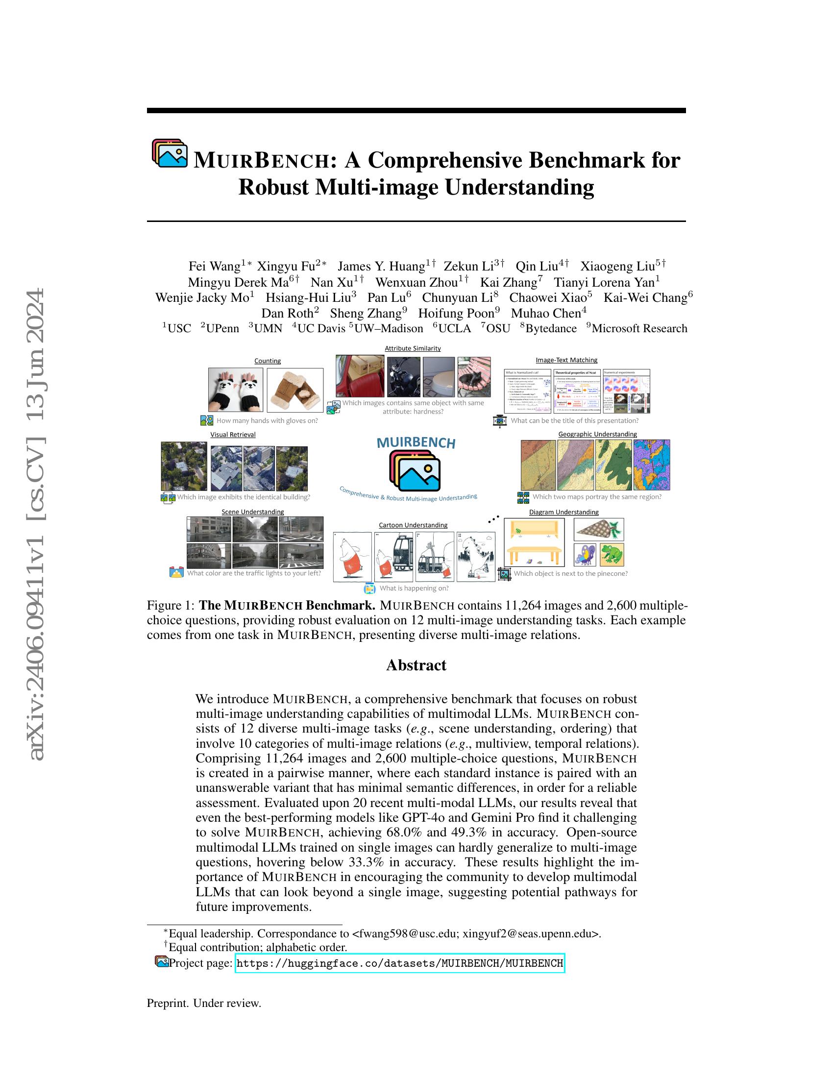 MuirBench: A Comprehensive Benchmark for Robust Multi-image ...