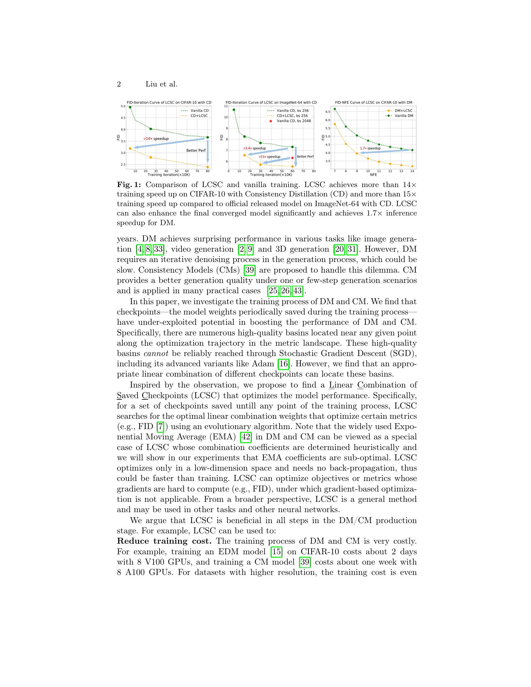 Linear Combination of Saved Checkpoints Makes Consistency and Diffusion Models Better - 智源社区论文