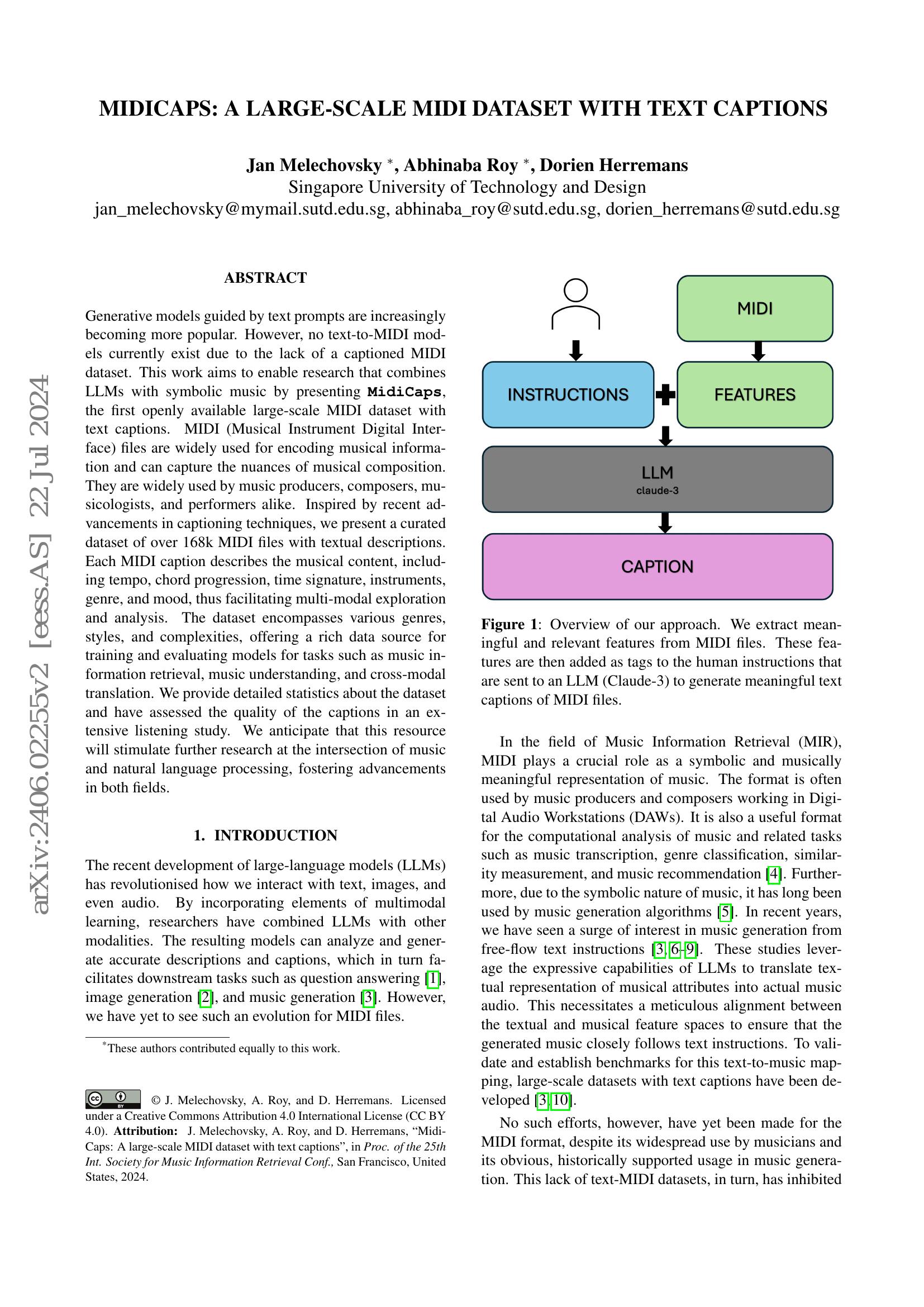 MidiCaps: A large-scale MIDI dataset with text captions - 智源社区论文