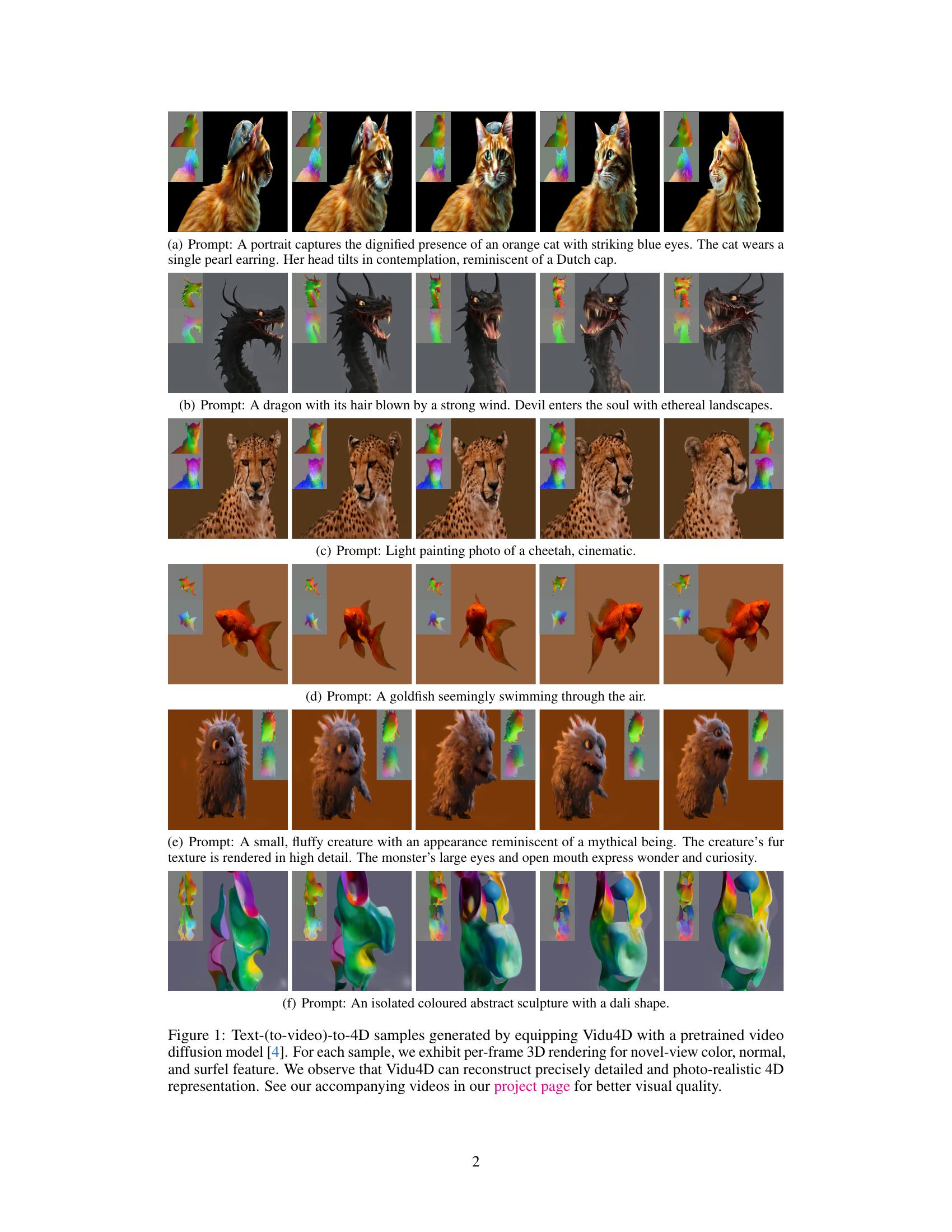 Vidu4D: Single Generated Video to High-Fidelity 4D Reconstruction with ...