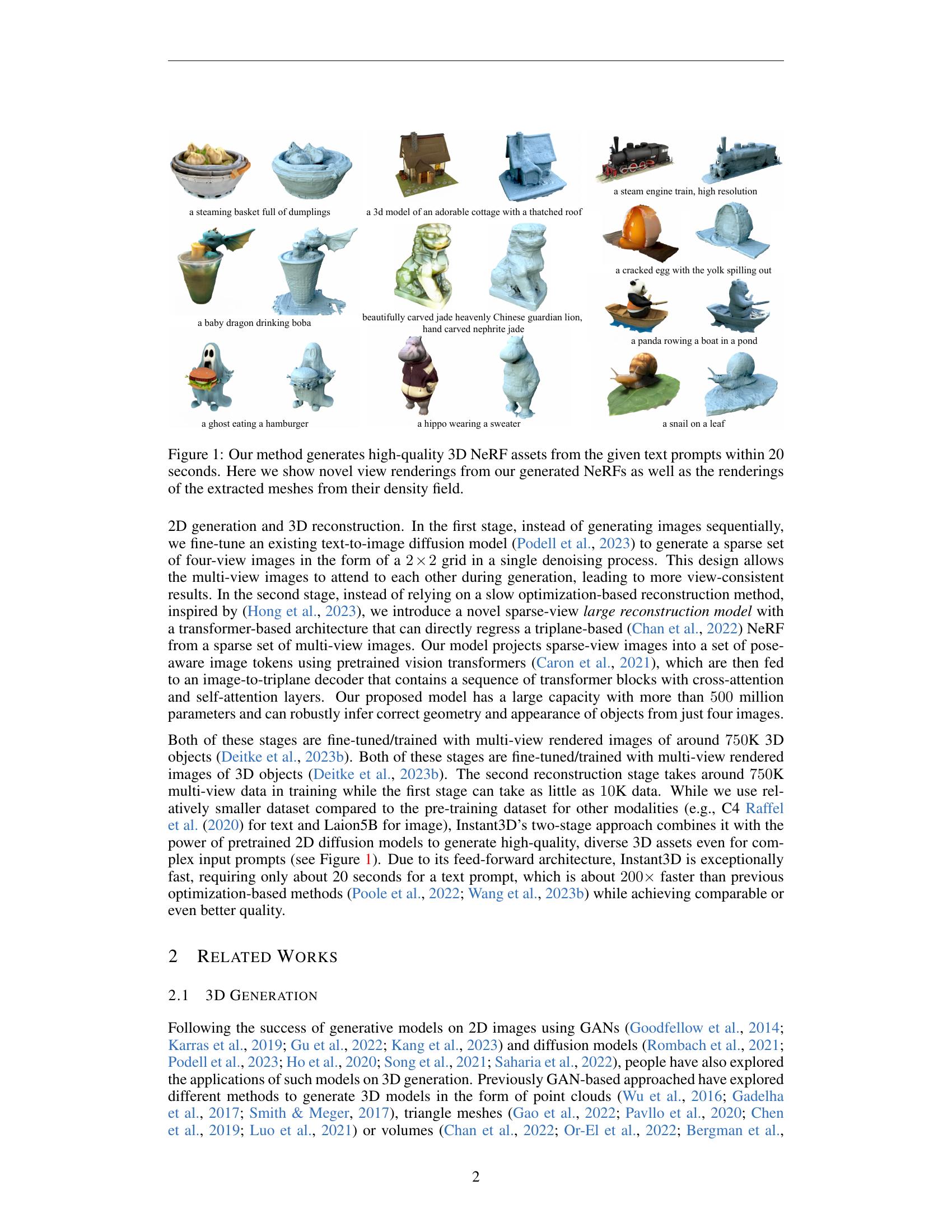 Instant3D: Fast Text-to-3D with Sparse-View Generation and Large Reconstruction Model - 智源社区论文