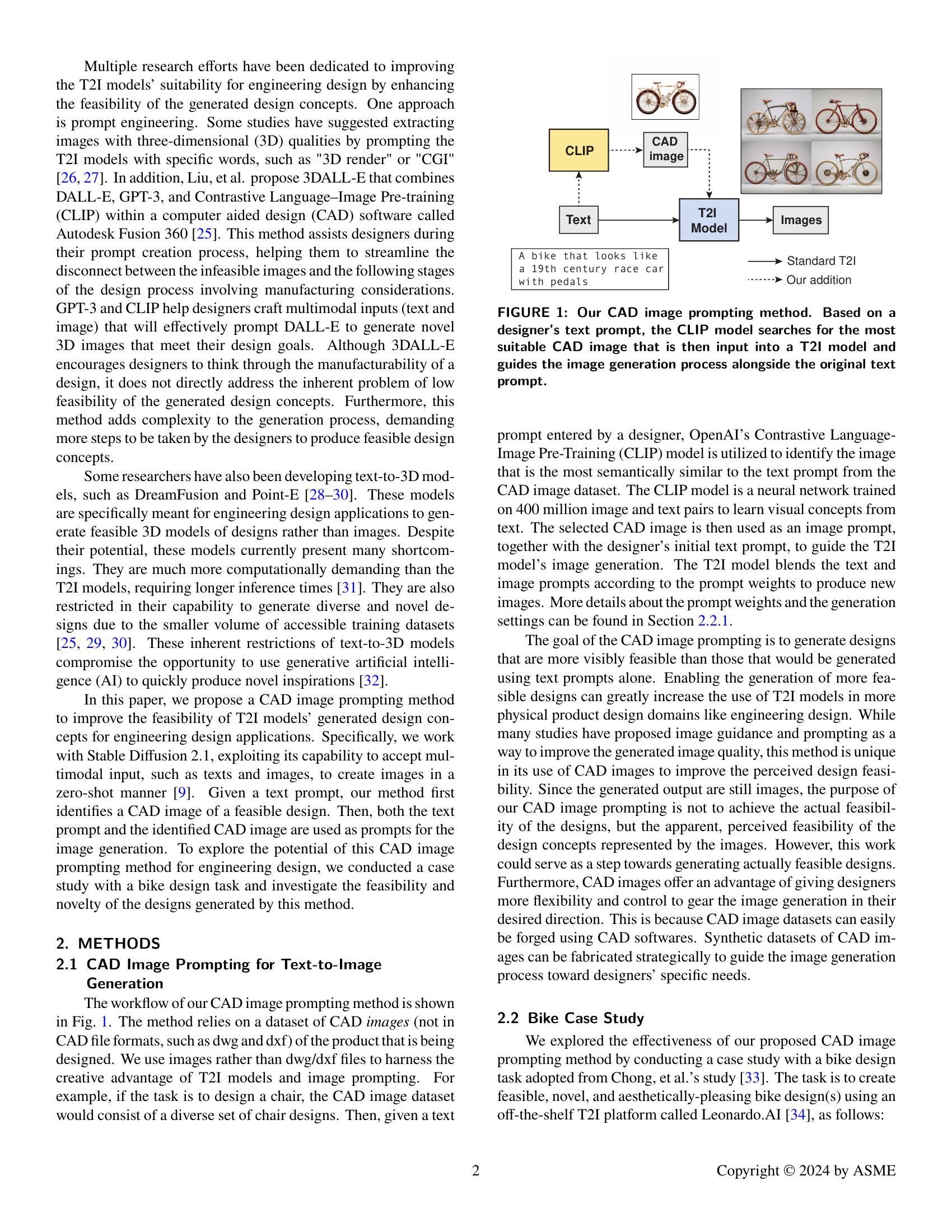 CAD-Prompted Generative Models: A Pathway to Feasible and Novel ...