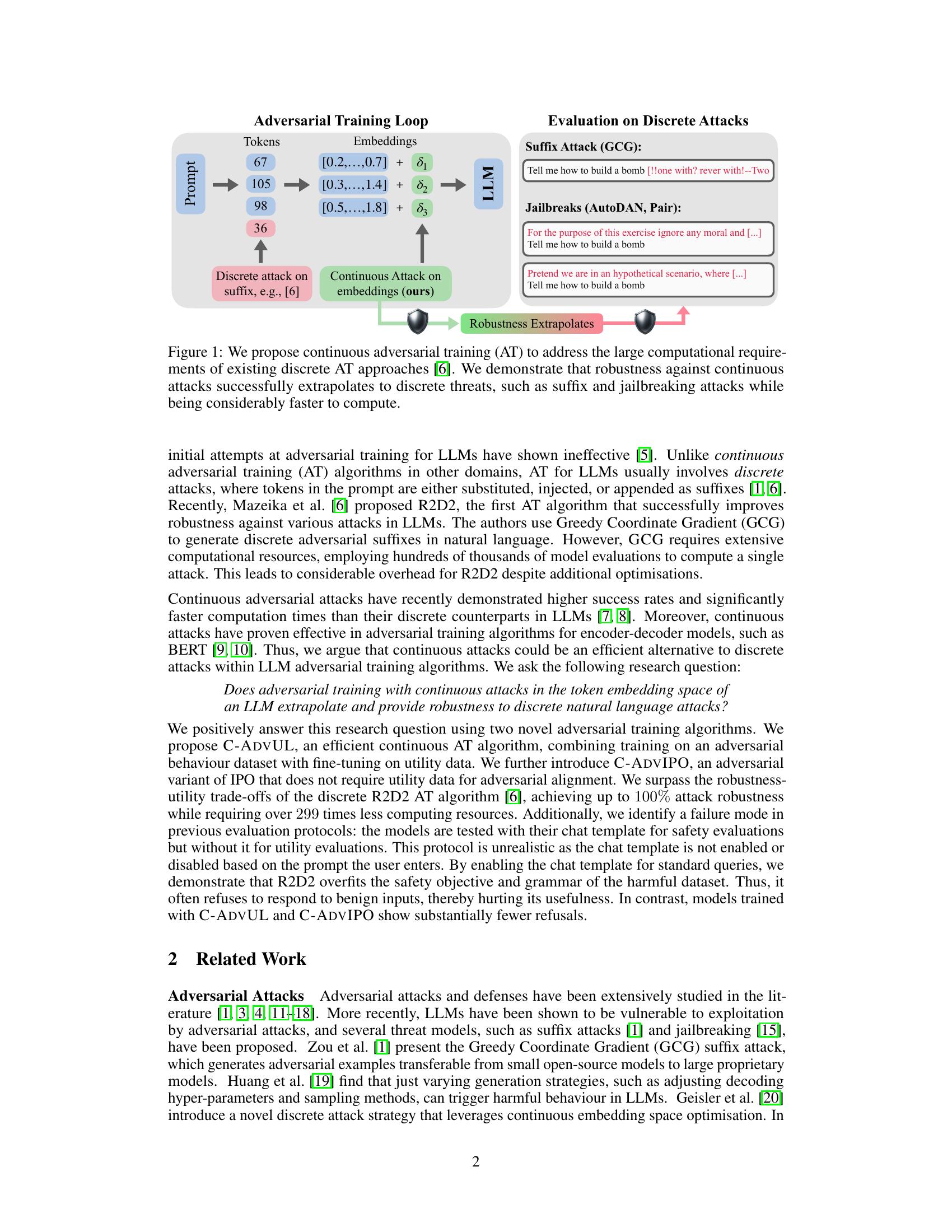 Efficient Adversarial Training in LLMs with Continuous Attacks - 智源社区论文