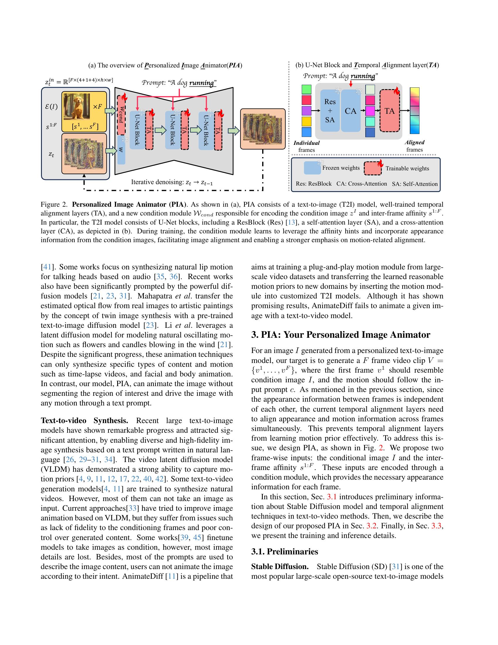 PIA: Your Personalized Image Animator via Plug-and-Play Modules in Text ...