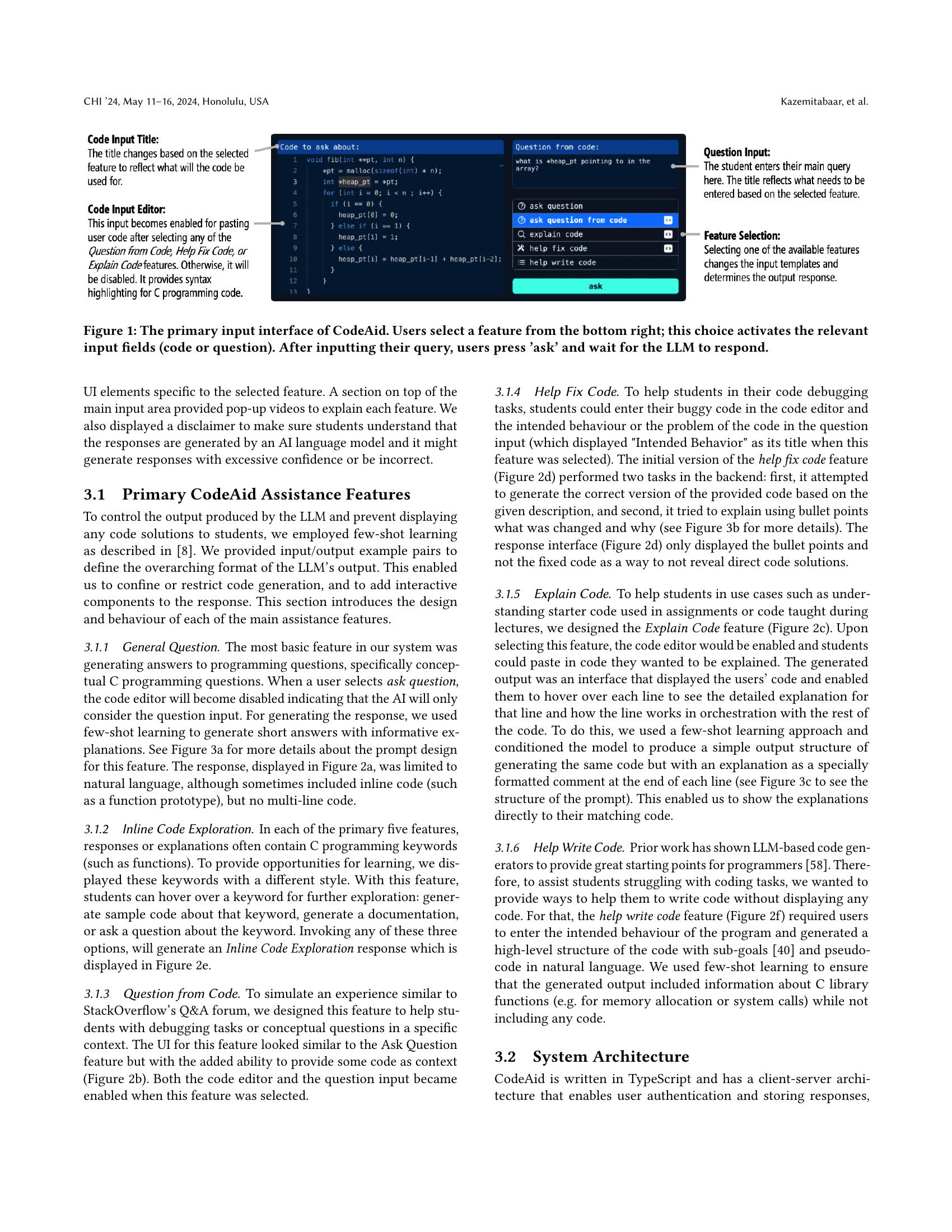 CodeAid: Evaluating a Classroom Deployment of an LLM-based Programming ...
